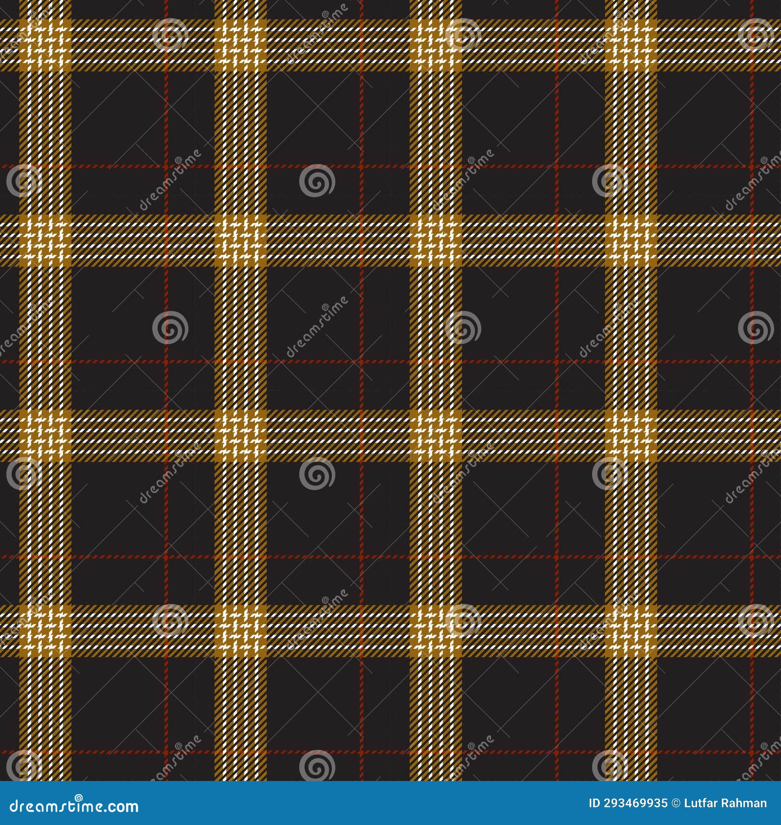 Seamless Colorful Classic Modern Tartan Print Pattern Stock Vector ...
