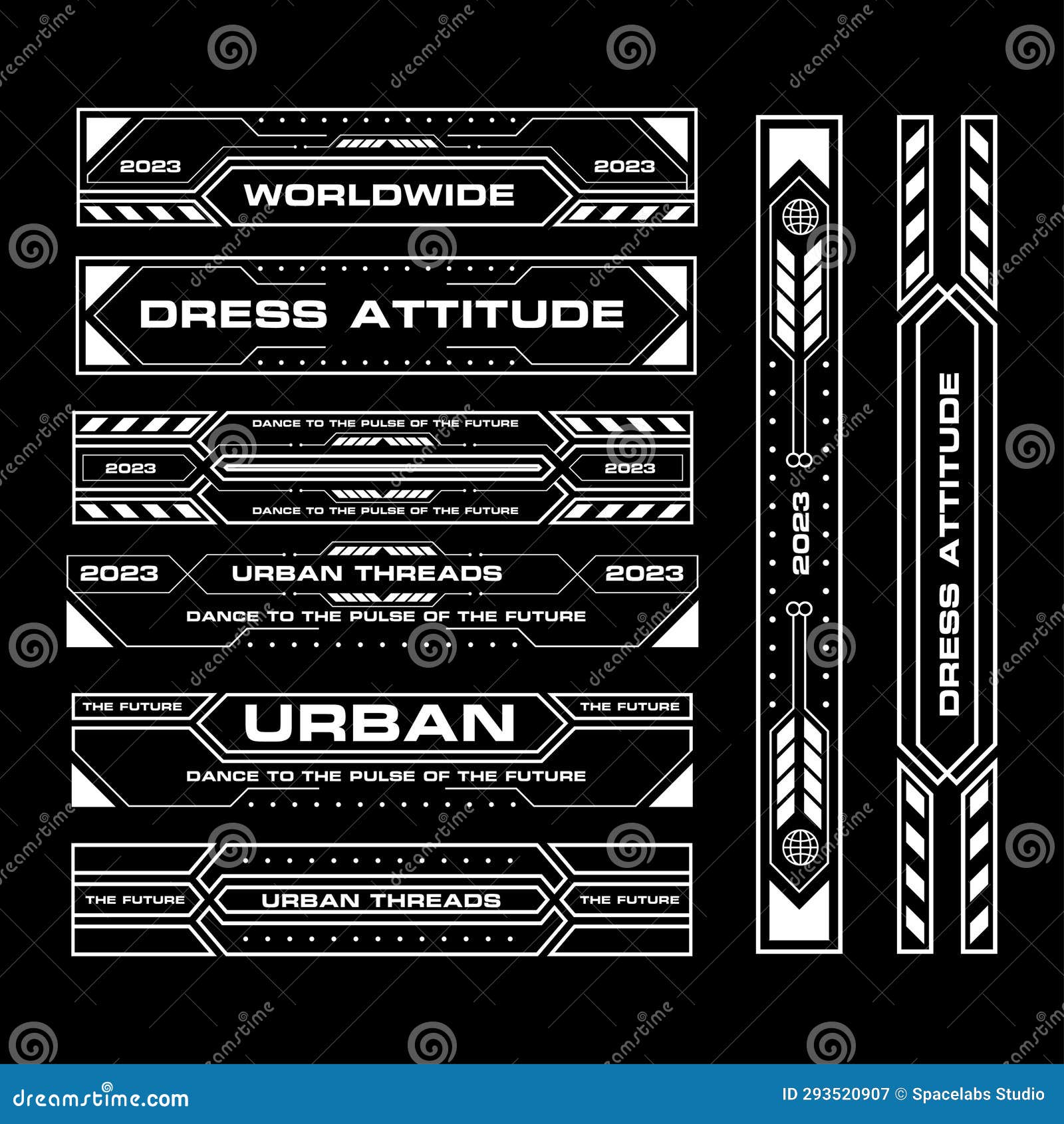 Abstract Streetwear Element Symbol Stock Vector - Illustration of ...