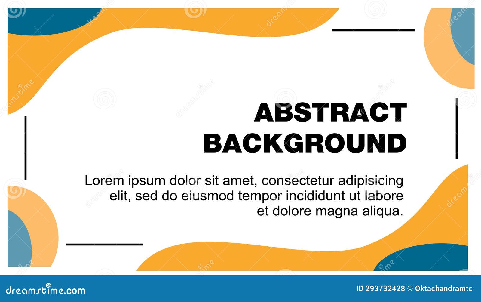 Vector Abstract Background with Place for Your Text. Template for ...
