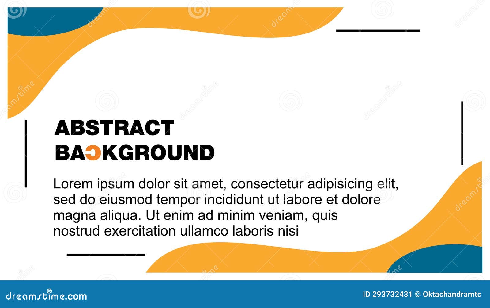 Vector Abstract Background with Place for Your Text. Template for ...