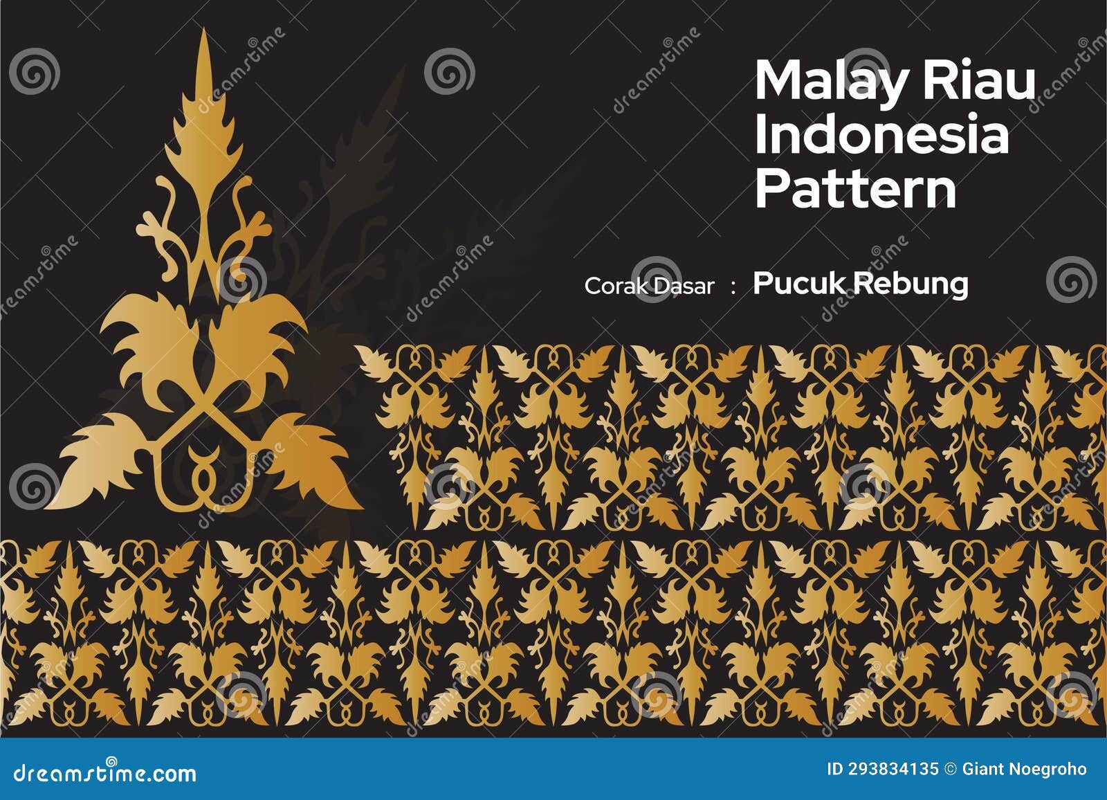 Pattern Malay Riau Batik Songket Tenun, Weaving Corak Motif Pucuk ...