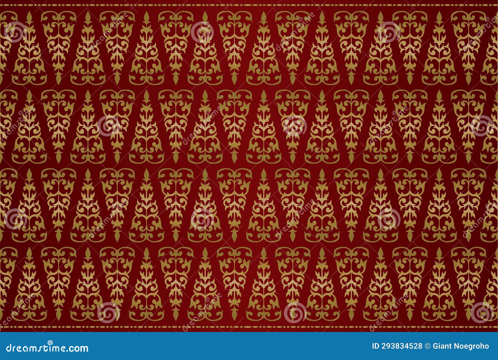 Malay Riau Batik Songket, Weaving Corak Motif Pucuk Rebung, Melayu ...