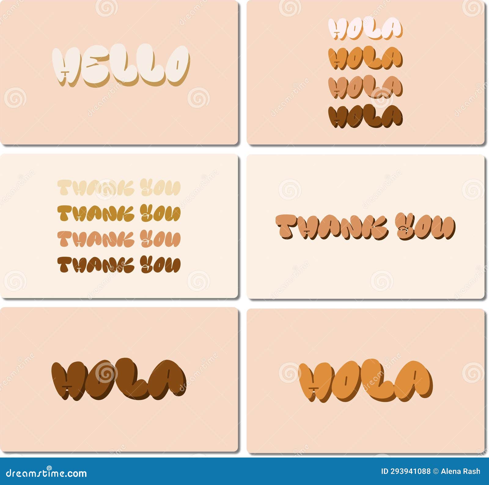 Thank You Cards Hola Hello To Do daily Weekly Monthly Ipad Iphone List ...