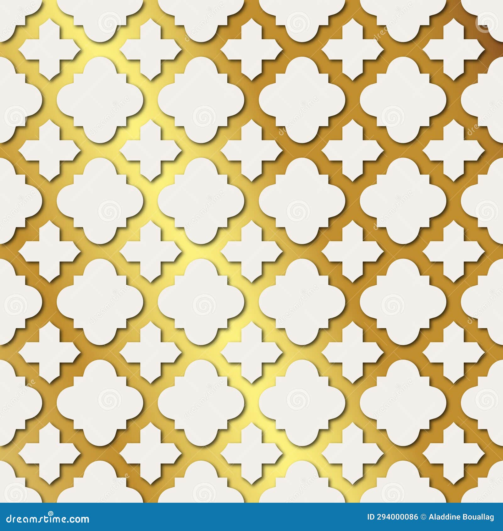 Ethereal Islamic Grace: 3D Background Delight Stock Illustration ...