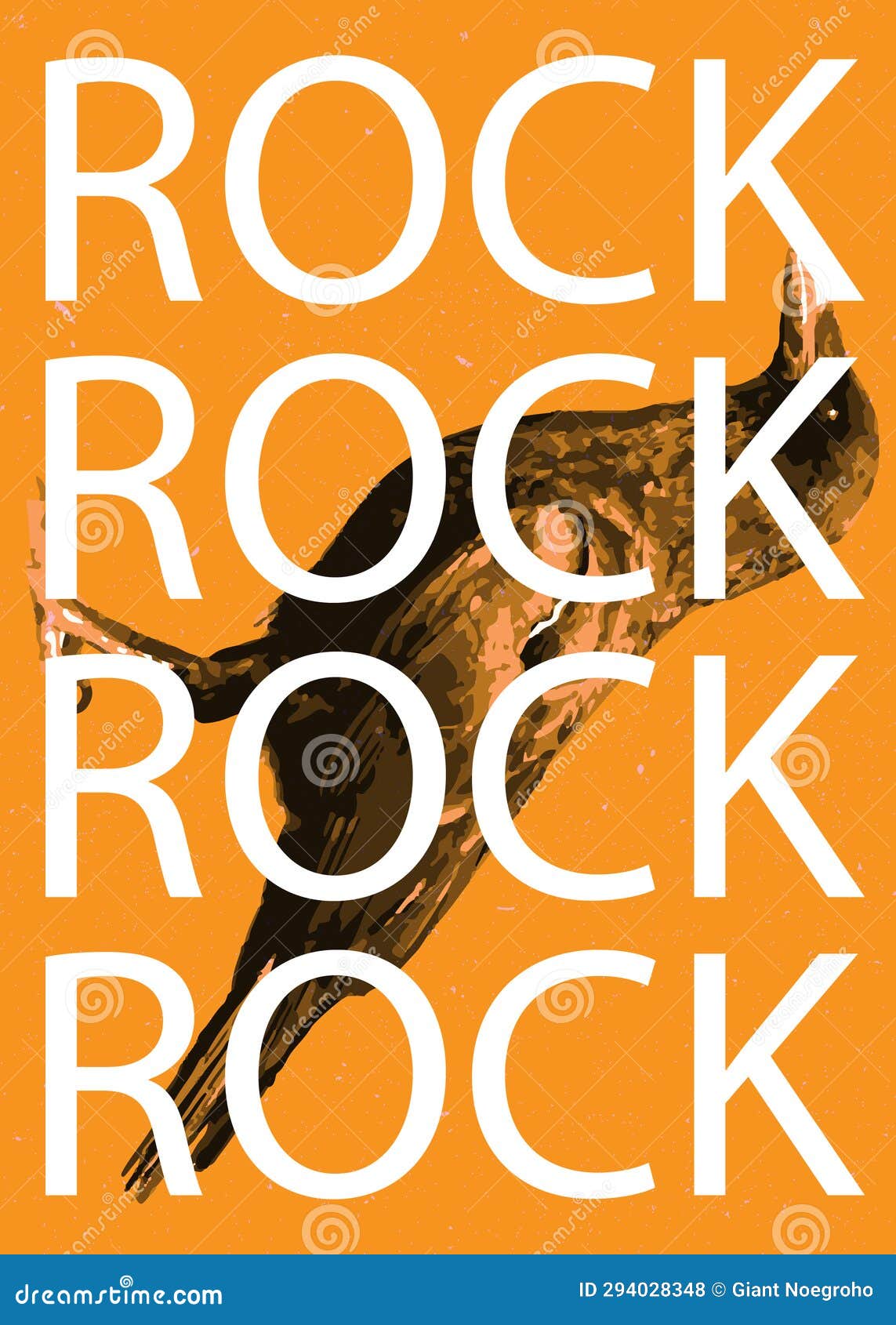 Rock Theme Poster for Bedroom Decoration, Metal Rough Rock and Roll ...