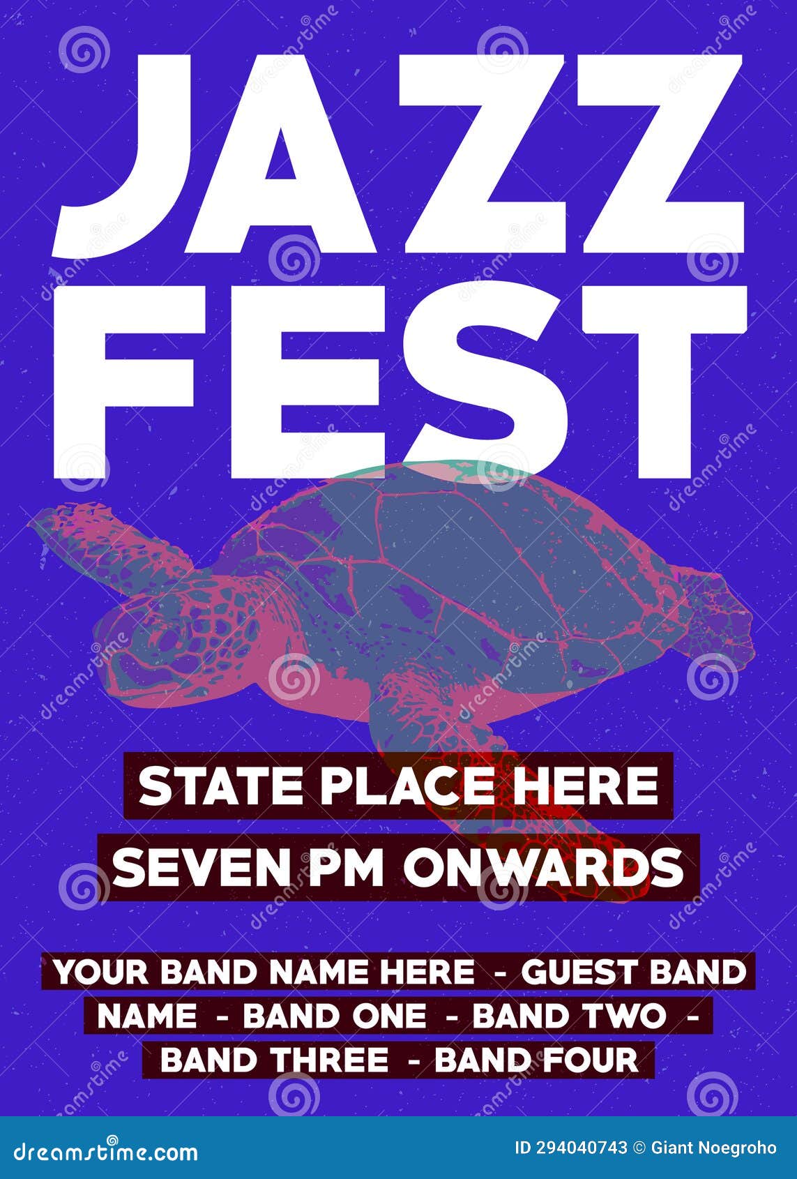 Jazz Music Festival or Fest, Jazz Night Gigs Poster, Brochure or Flyer ...