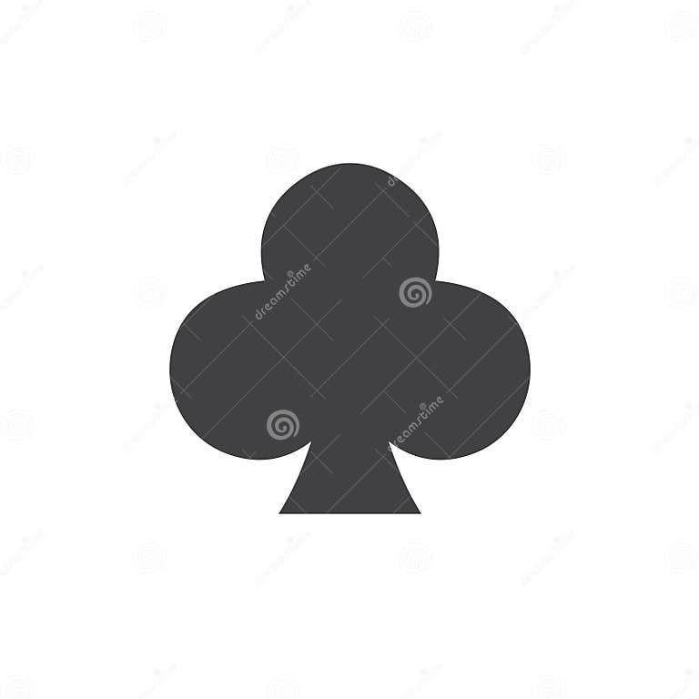 Poker Clover Cards Game Risk Fortune Icon Vector Illustration Stock ...