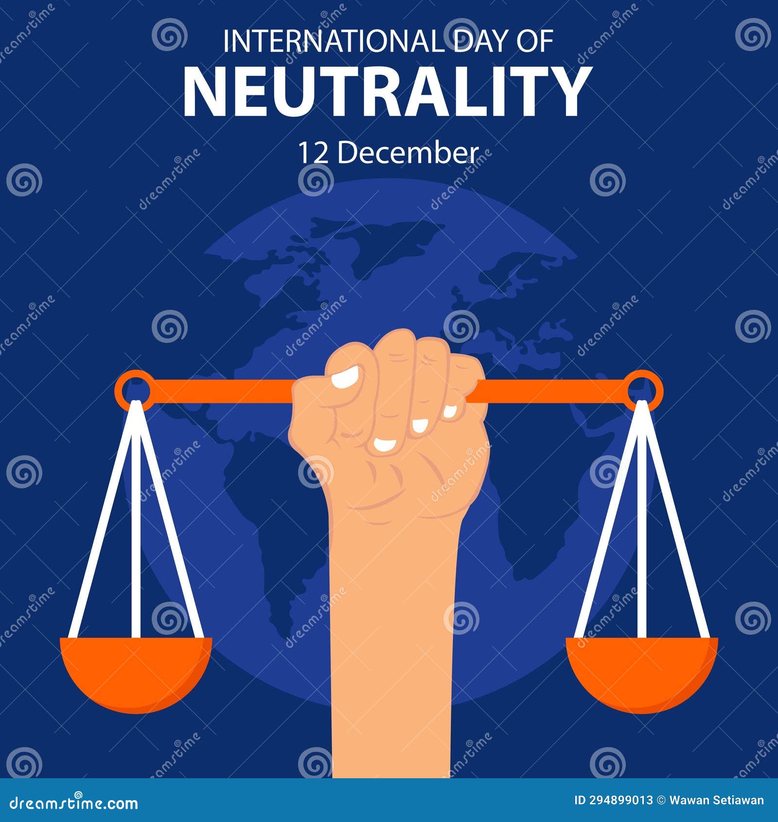 Illustration Vector Graphic of Hand Lifts the Scale Upwards Stock ...