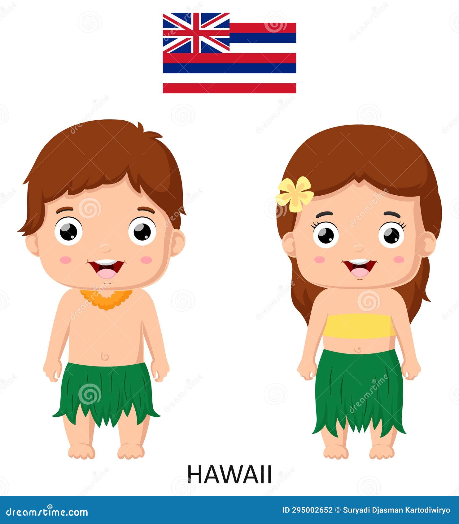 Cute Hawaii Costumed Dancer Cartoon Capybara Mascot | CartoonDealer.com ...