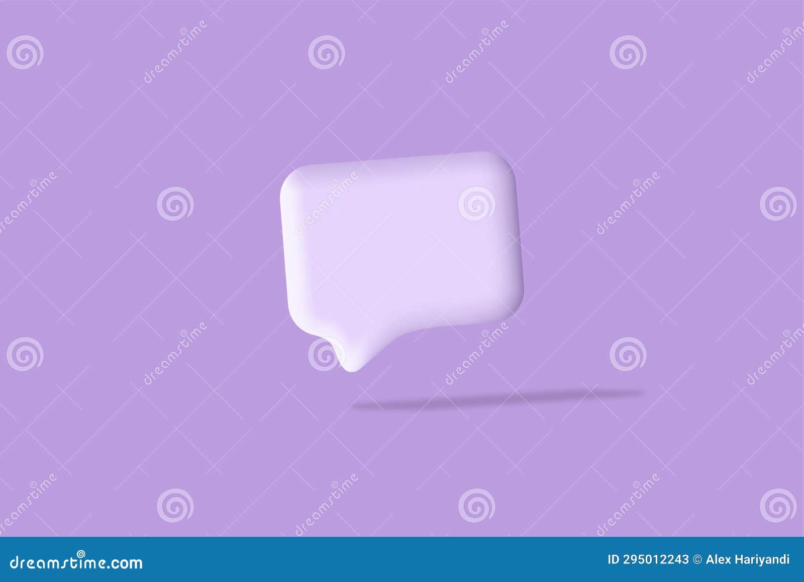 Light Purple Chat Bubbles 3d on Purple Background Stock Vector ...