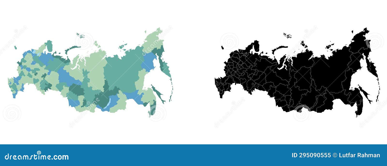 Red Map of Russia Vector File Stock Vector - Illustration of region ...
