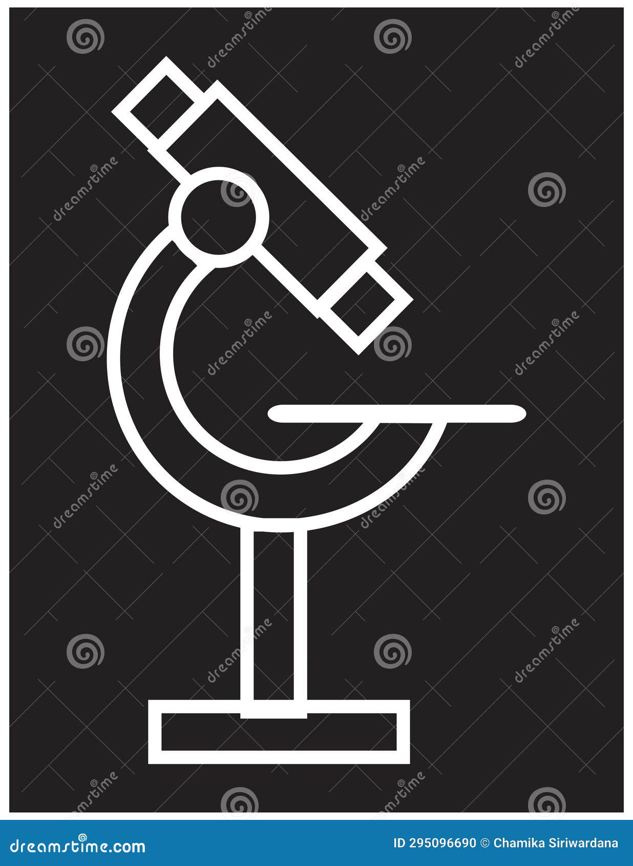 Simple Microscope Sketch Vector Illustration | CartoonDealer.com #235003363