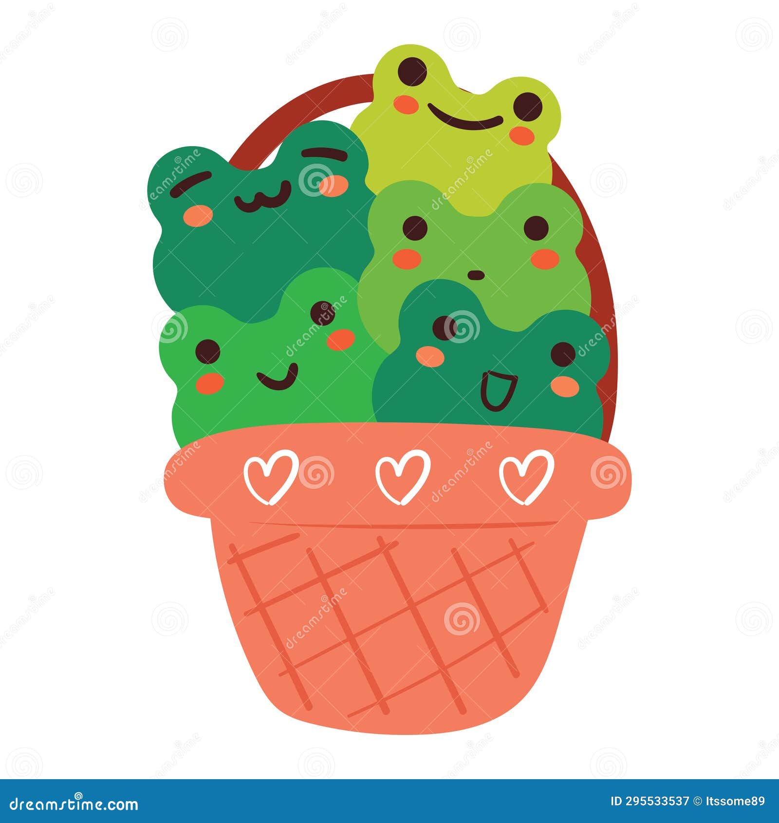 Cartoon Frogs Funny Cartoon Frog. Little Amphibia Character Sitting On ...