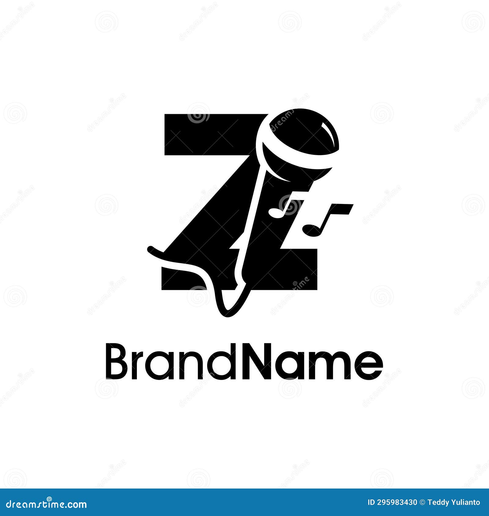 Modern Initial Z Music Logo Stock Vector - Illustration of record ...