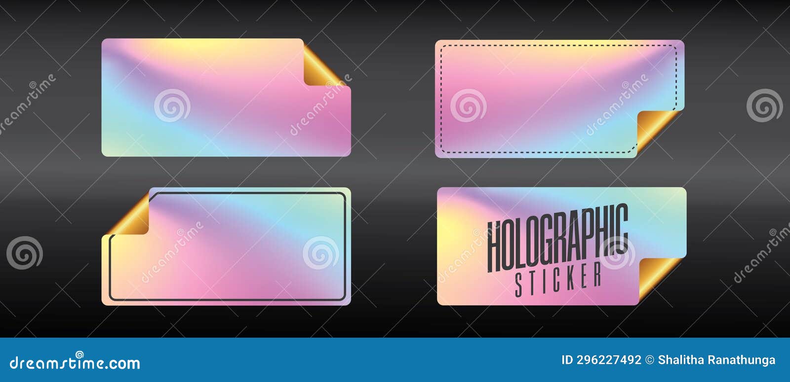 Holo Thank You Concept Creative Art Poster. Stock Photo | CartoonDealer ...