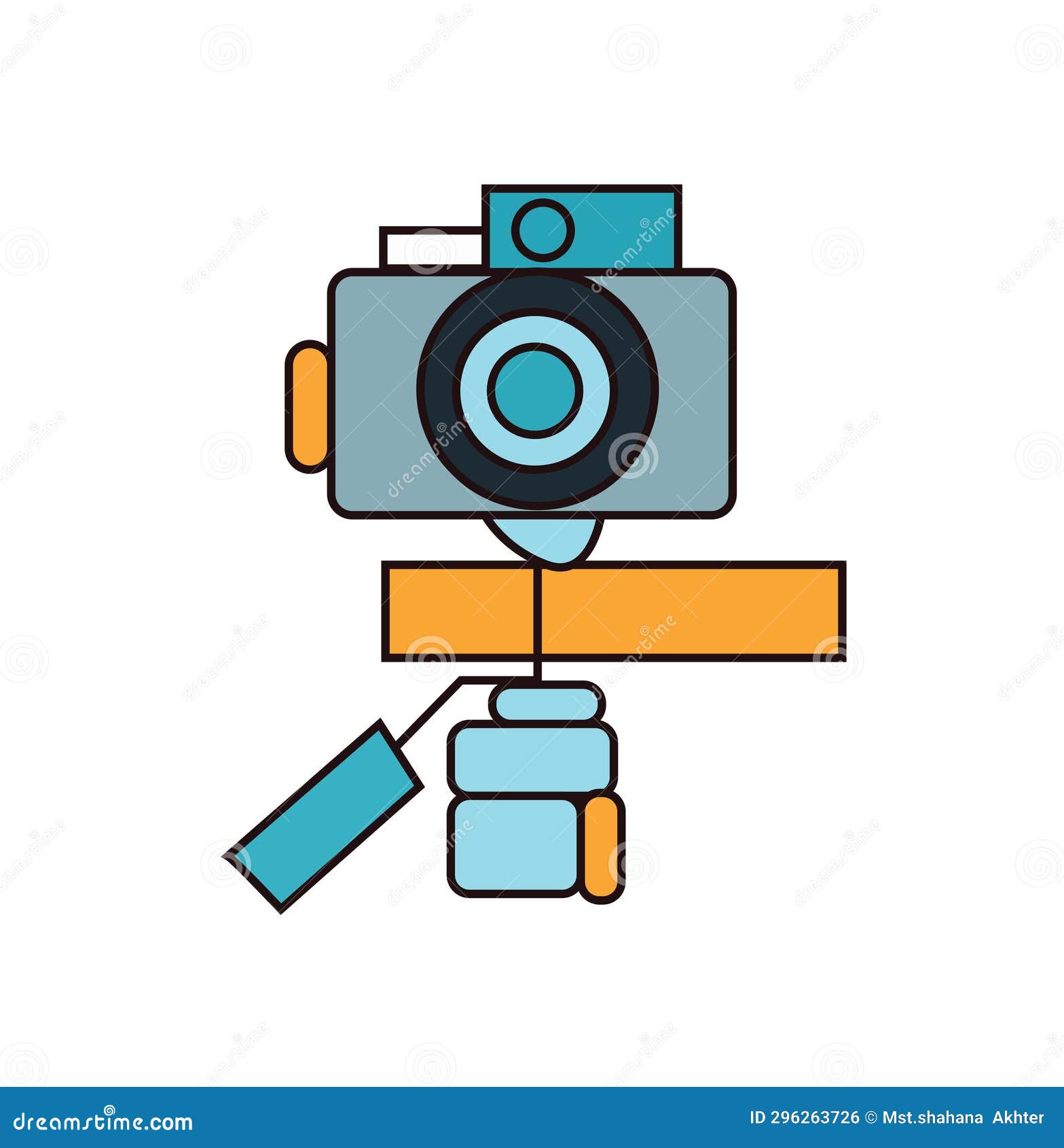 Minimalistic Vector Gimble Illustration Design. Stock Vector ...
