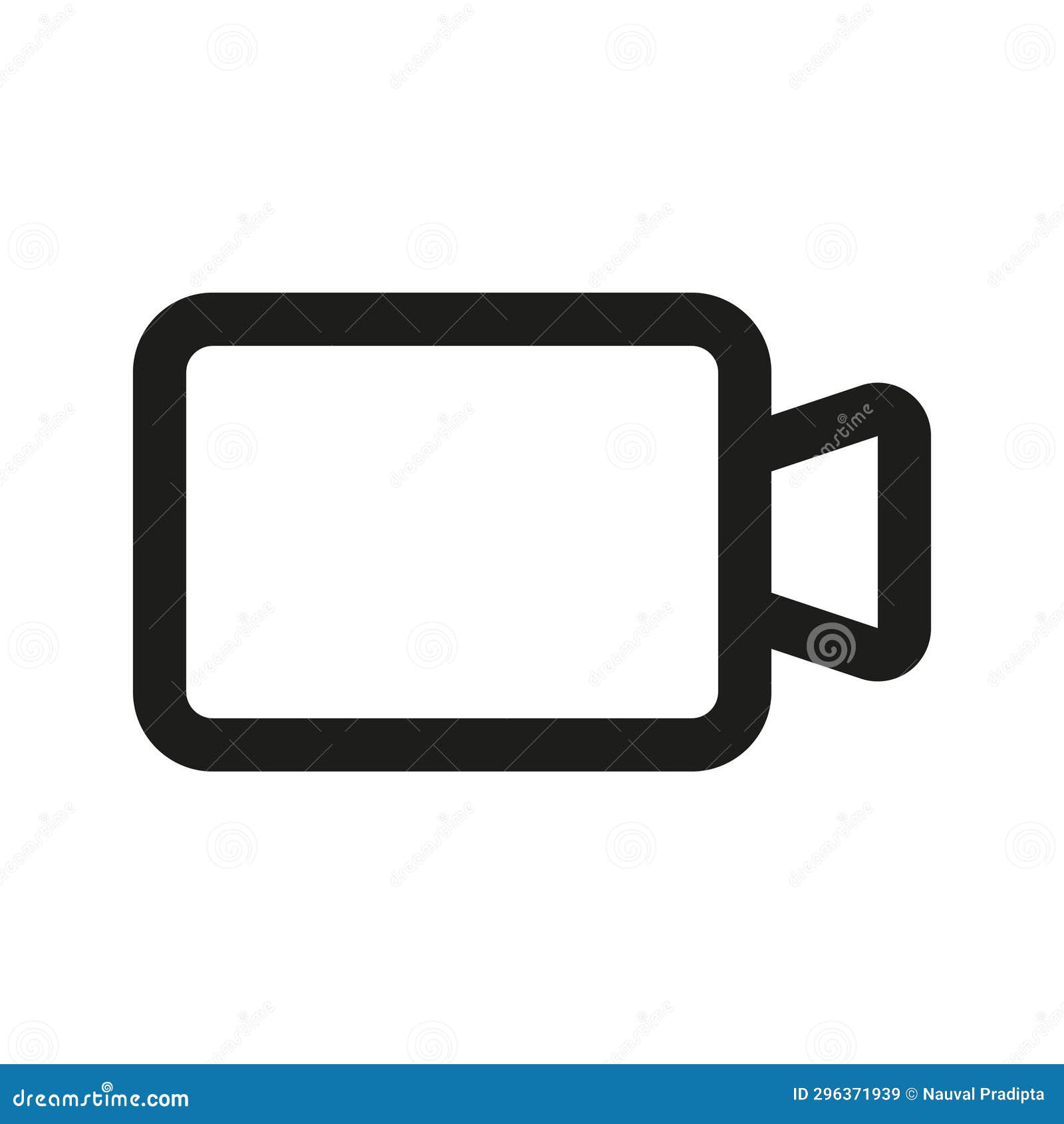 Video Camera Outline Style Icon Stock Vector - Illustration of ...