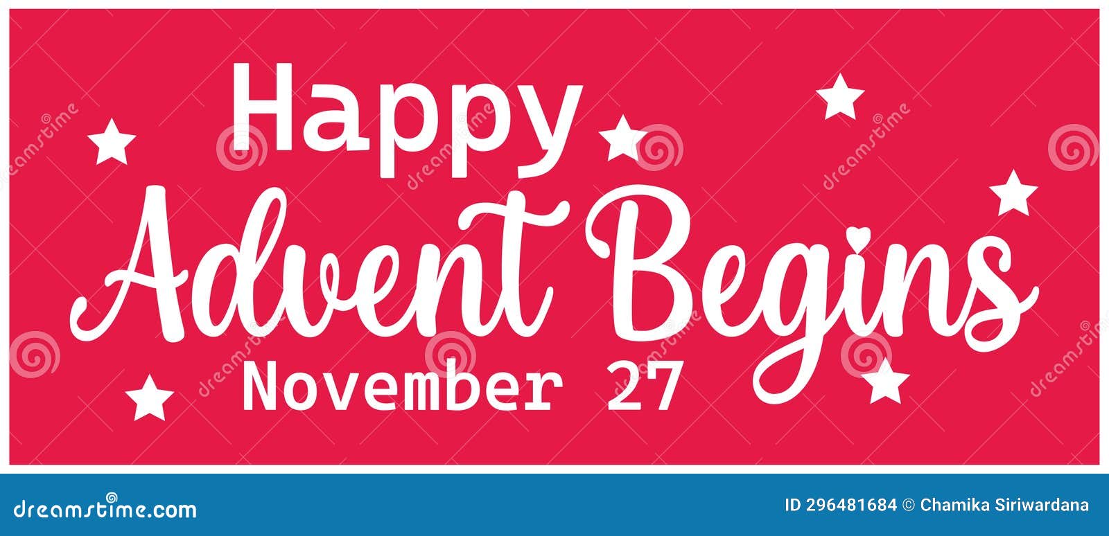 Happy Advent Begins, November 27 Stock Vector - Illustration of ...