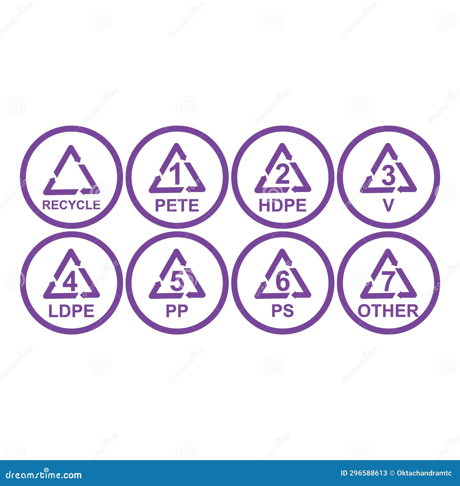 Vector Set of Flat Triangle Icons on a White Background. Flat Design ...