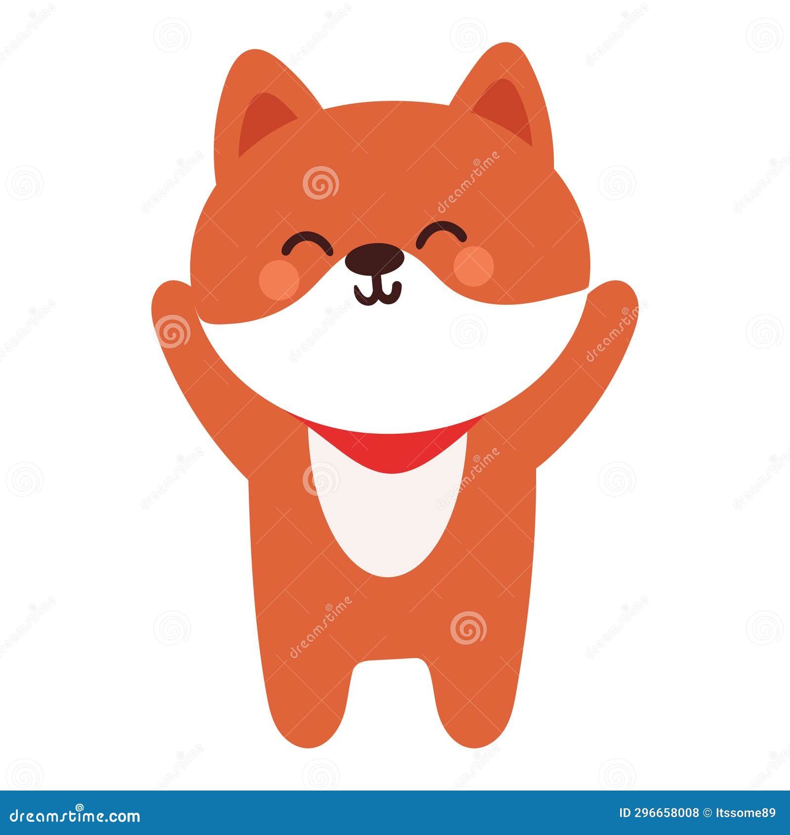 Hand drawing cartoon puppy stock vector. Illustration of hand - 296658008