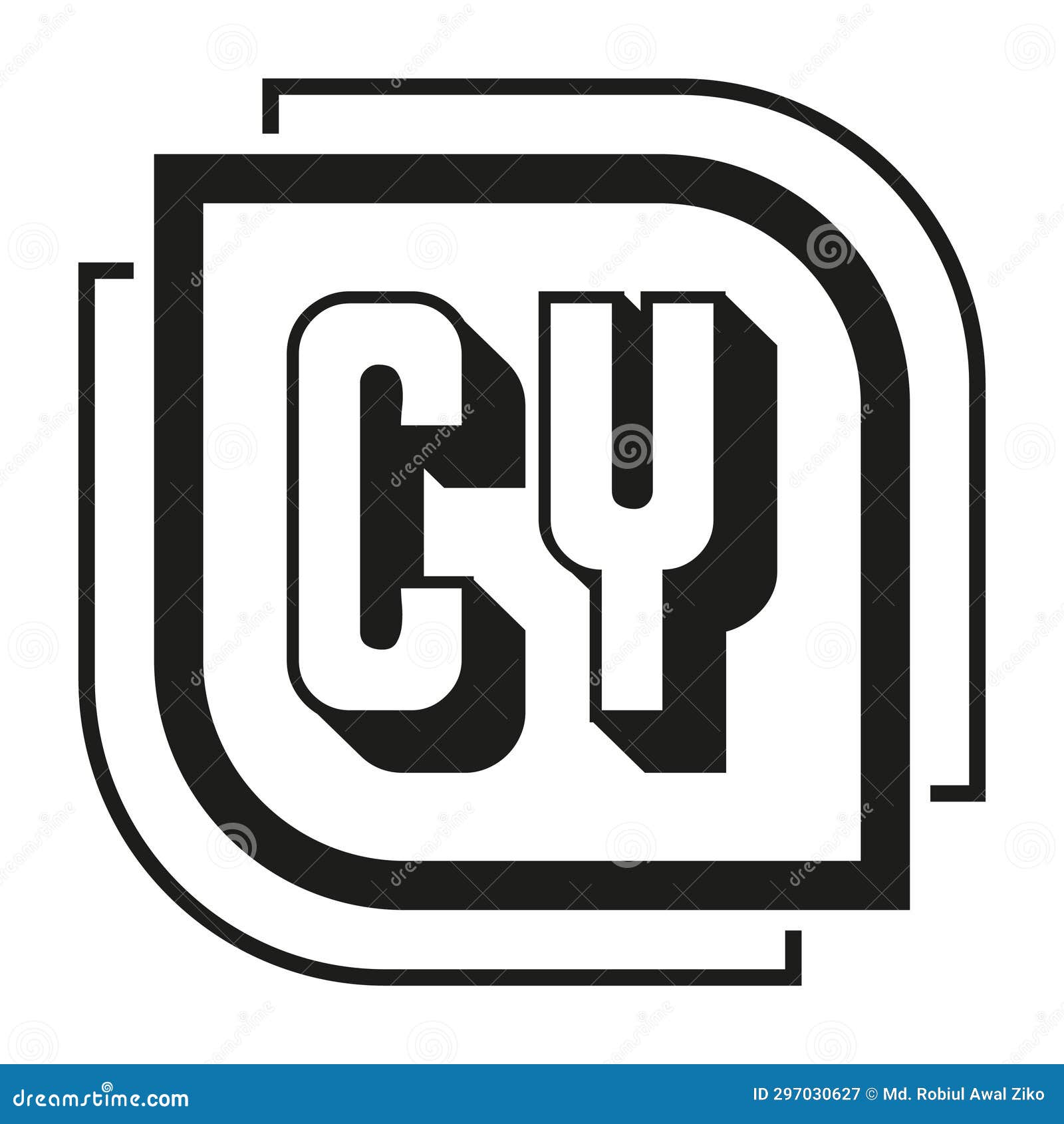 CY Letter Monogram Logo Design Stock Vector - Illustration of concept ...