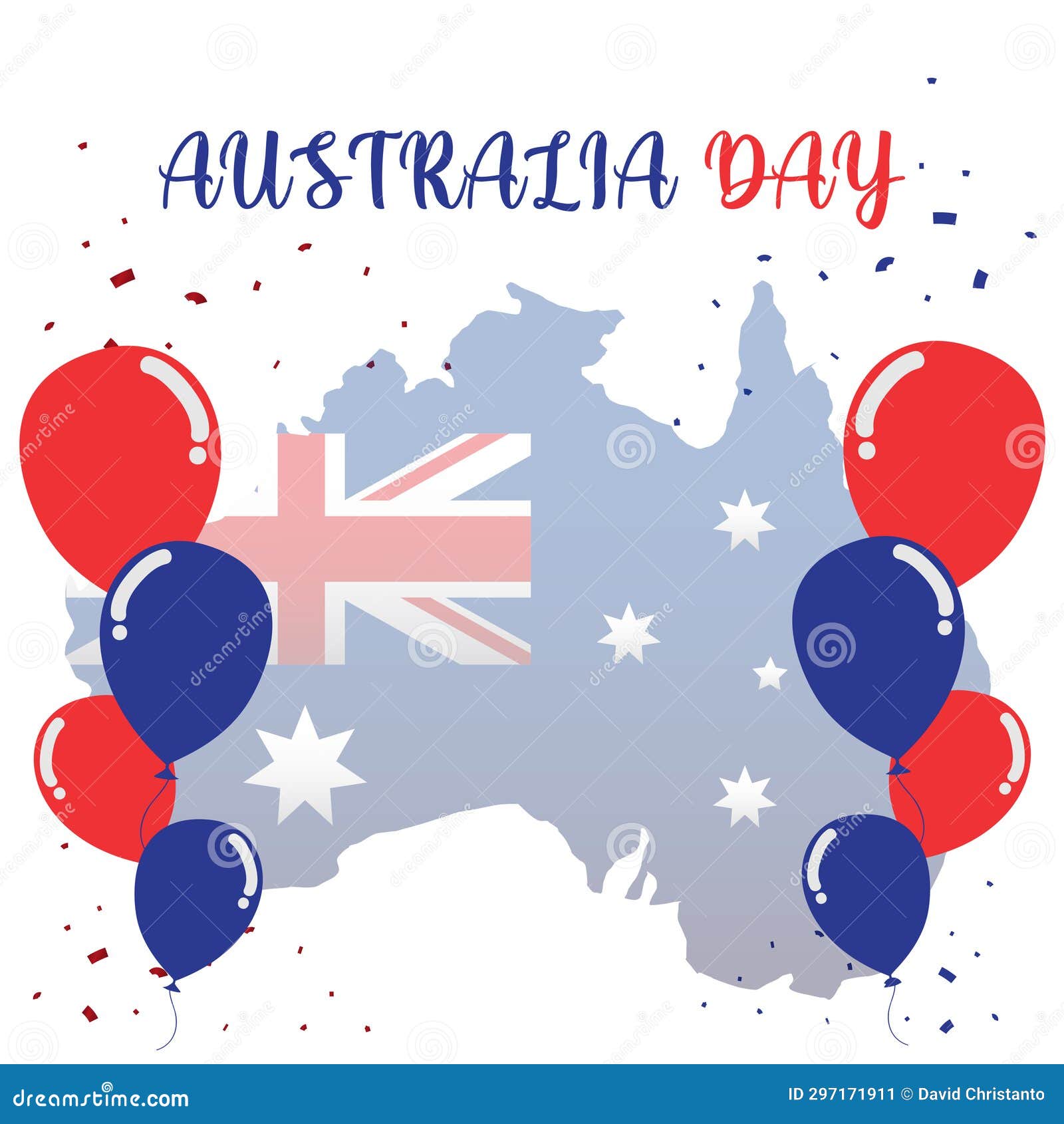 Australia Day Vector Background Stock Illustration - Illustration of ...