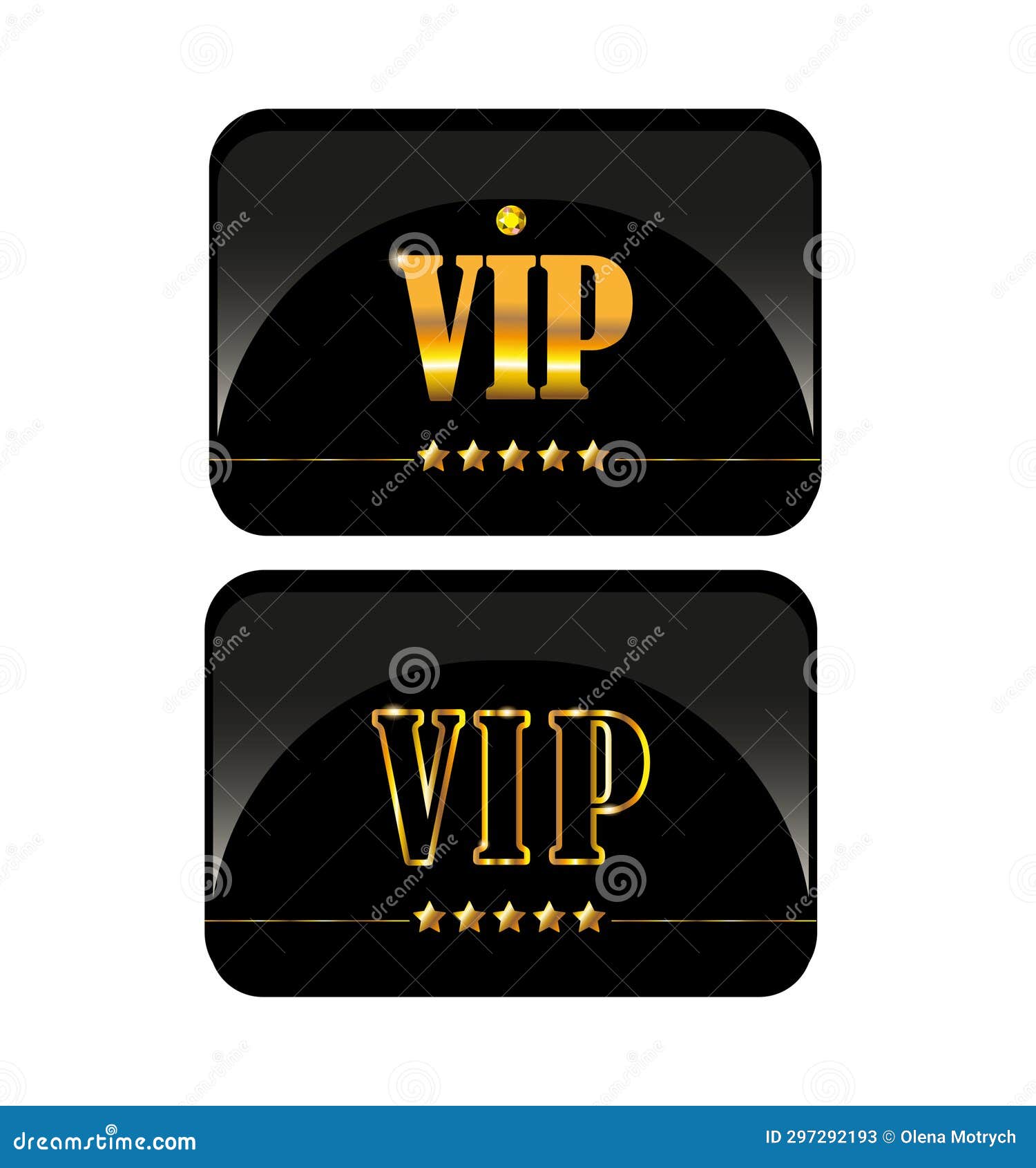 Vector Vip Card or Stiker with Black and Gold Background. Premium ...