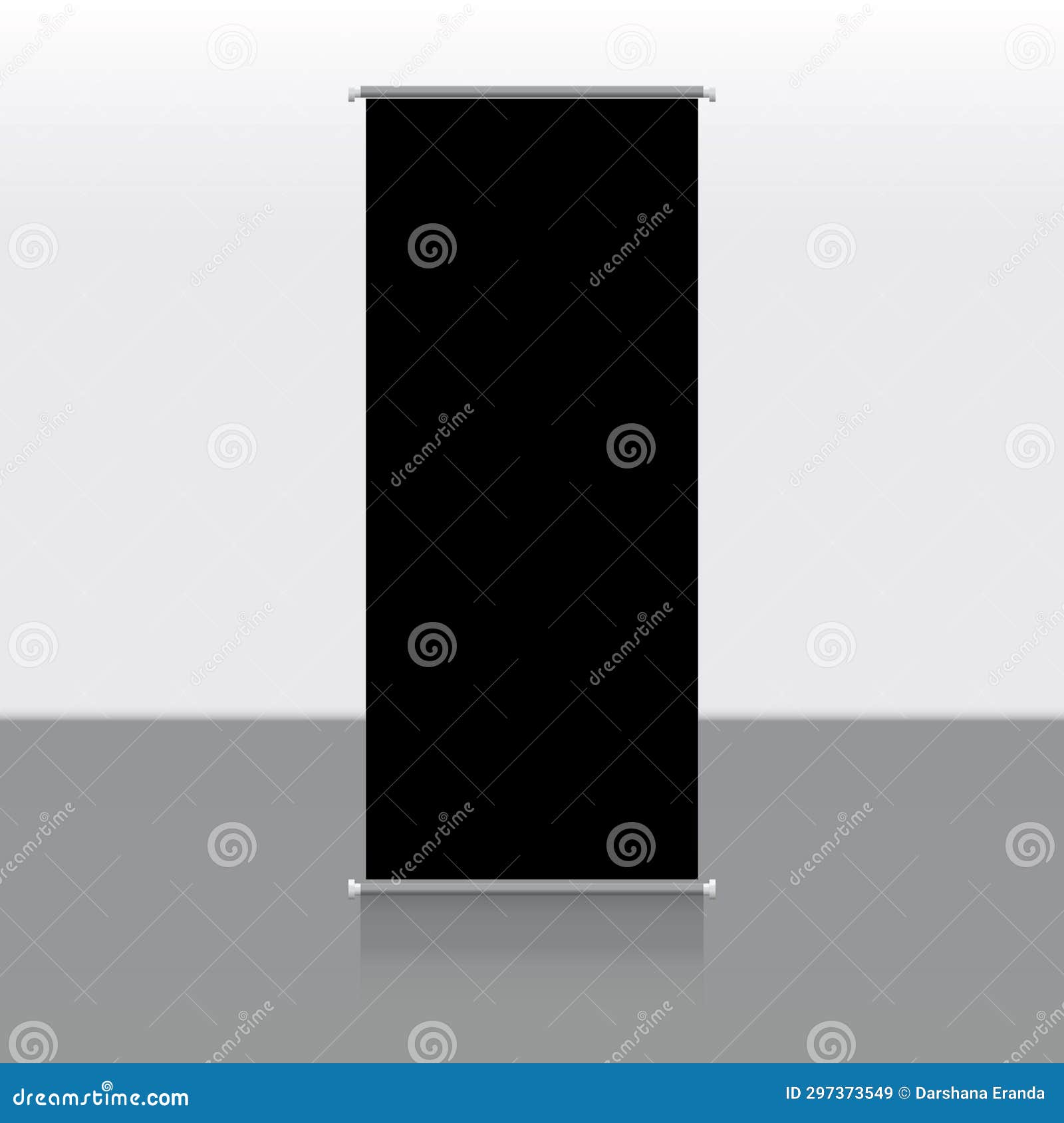 Roll Up Banner in Vector Format . Stock Vector - Illustration of poster ...