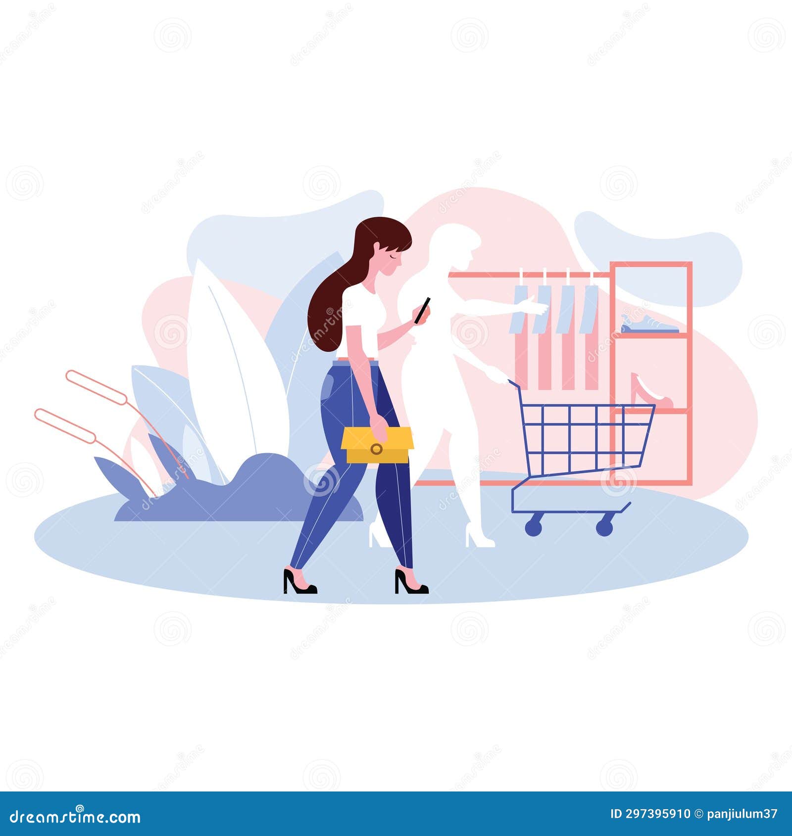 Vector User-Friendly E-Commerce Store Illustrative for an Easy Shopping ...