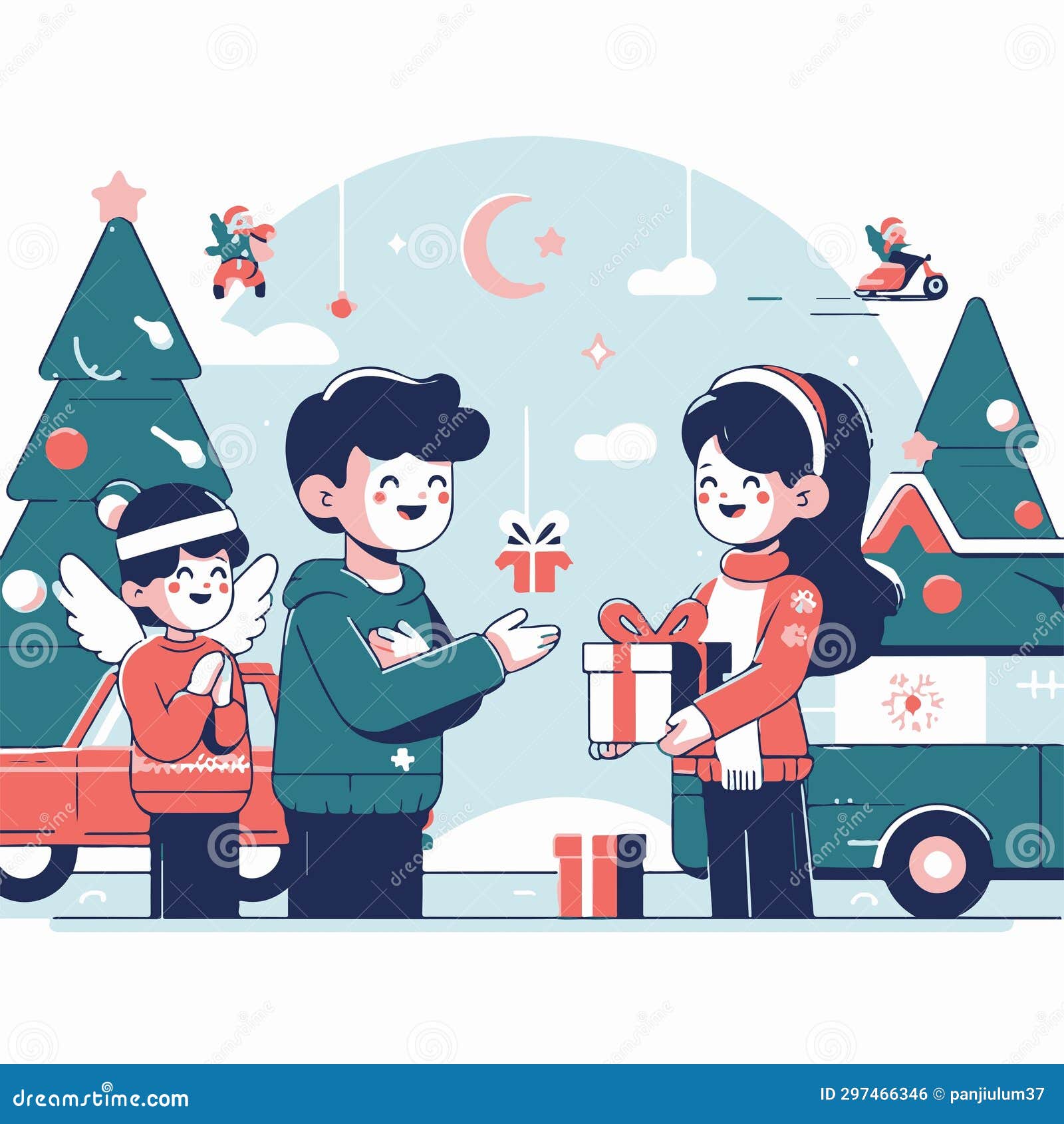 Illustration Vector Share Happyiness with Family and Friend - Happy ...