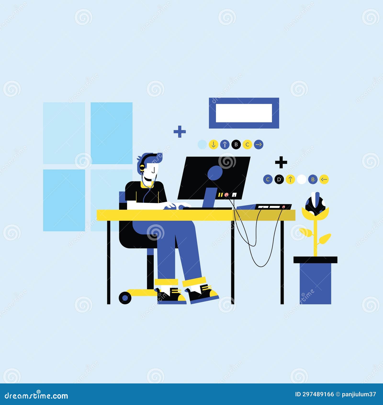 Vector Illustration Seamless Remote Collaboration: Progressive ...