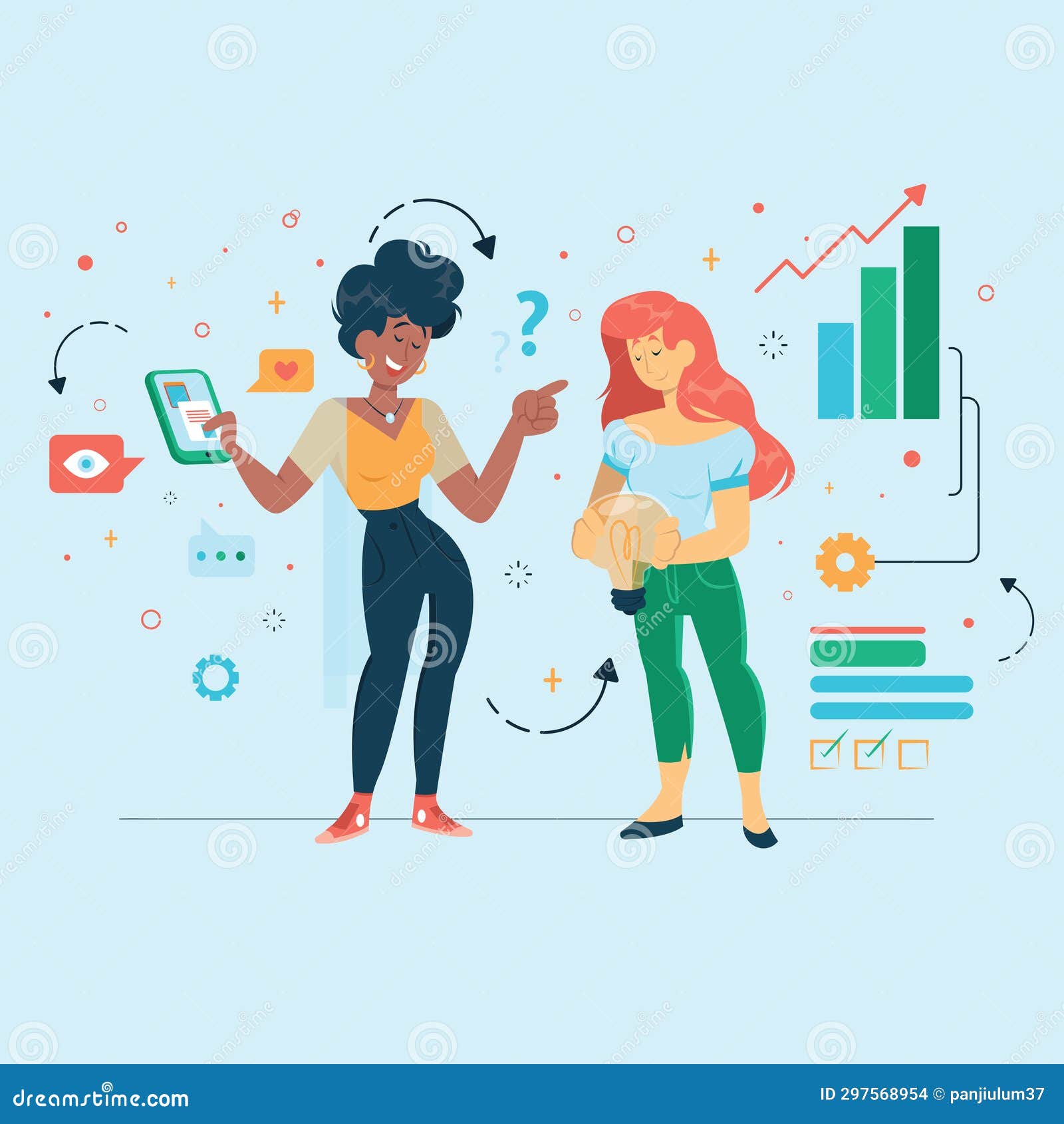 Vector Illustration Tech Horizons Technology News and Future Glimpses ...