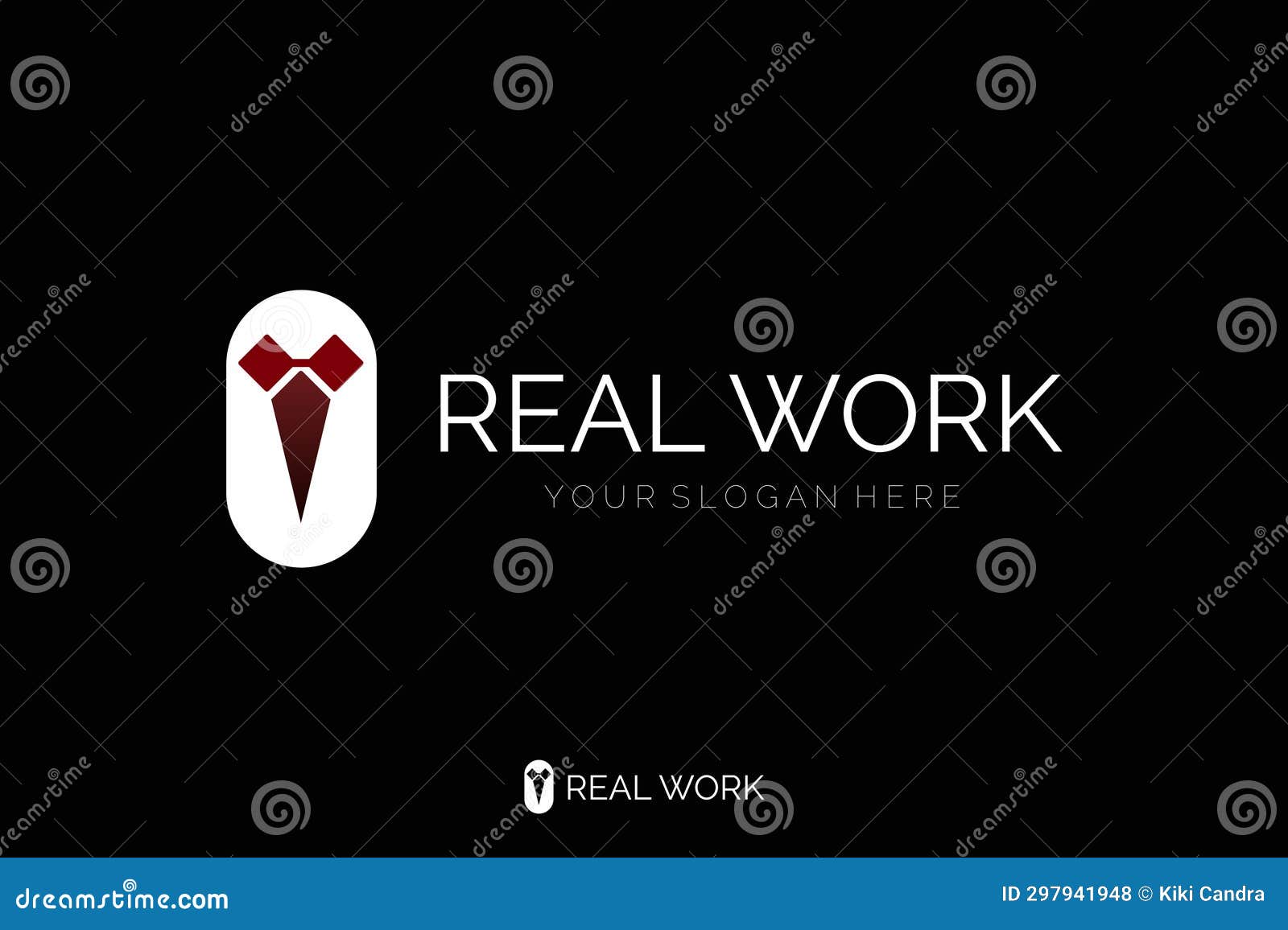 Vector Graphic Design, Real Work Logo Design Template Stock Vector ...