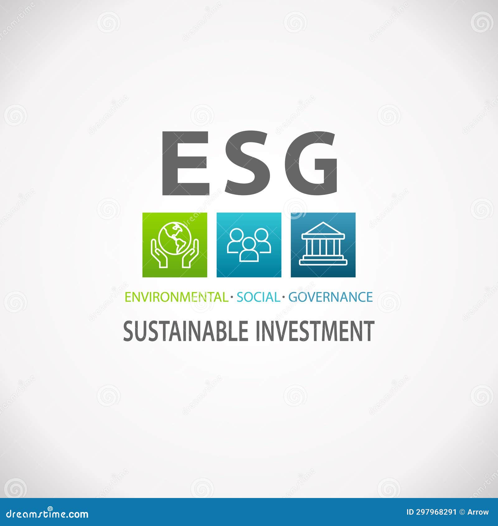 ESG Environmental Social Governance Sustainable Investment Infographic ...
