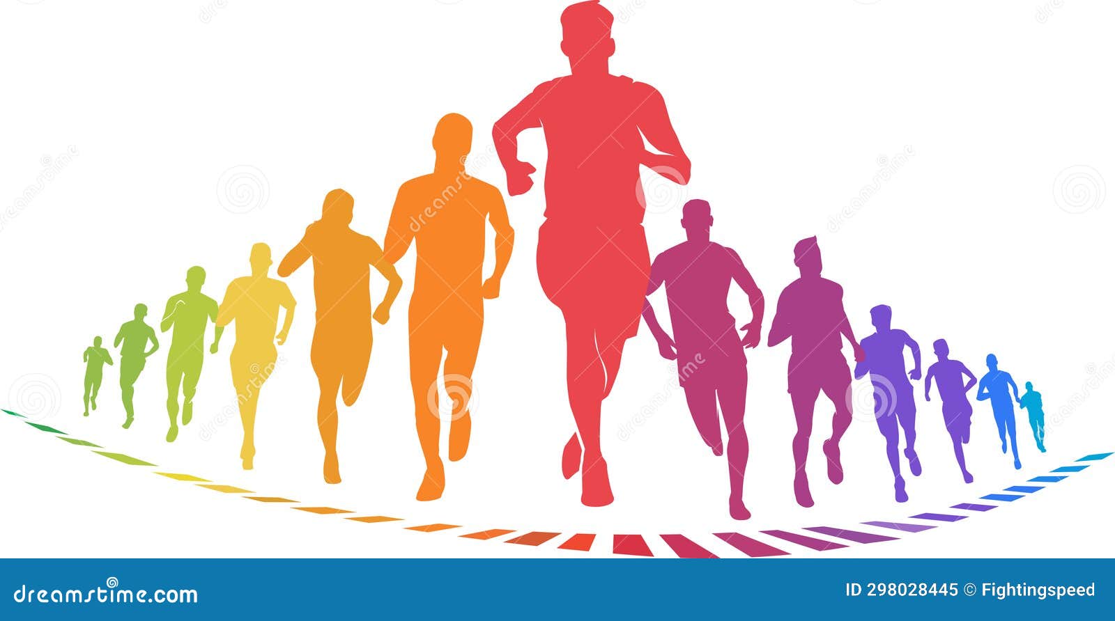 Colorful Vector Marathon Poster Background Design For Your Marathon ...