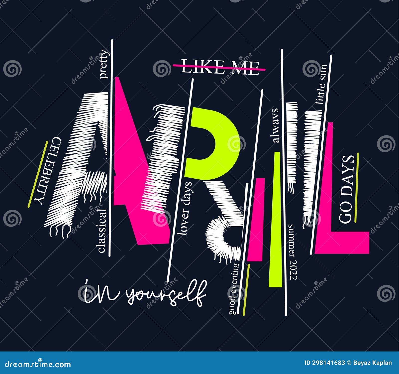 Text Design Vector for Tshirts. Illustraion Art Stock Illustration ...