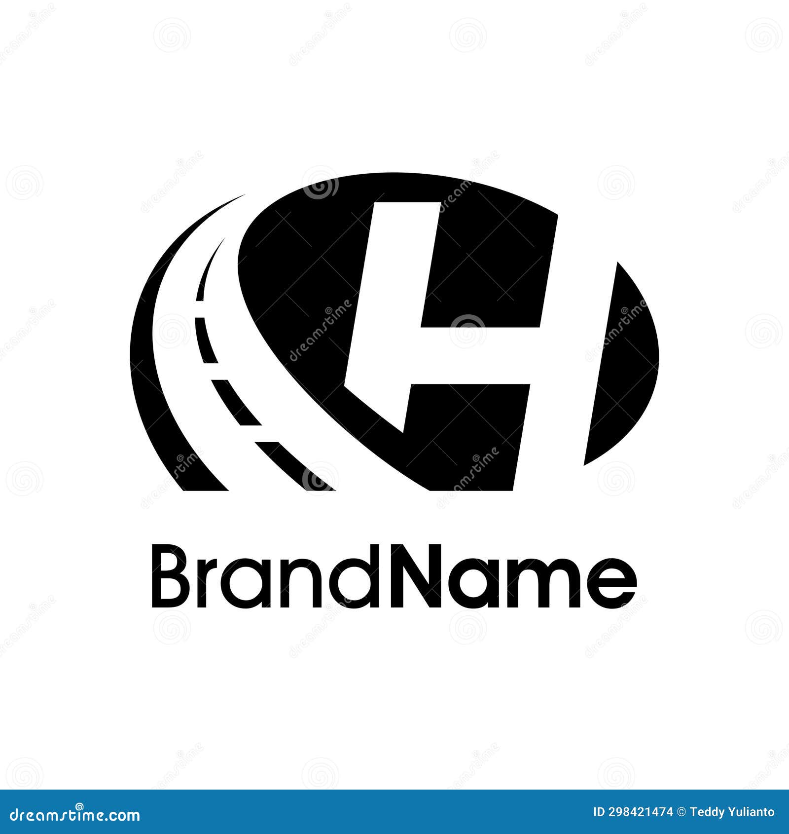 Modern Initial H Road Logo stock vector. Illustration of initial ...