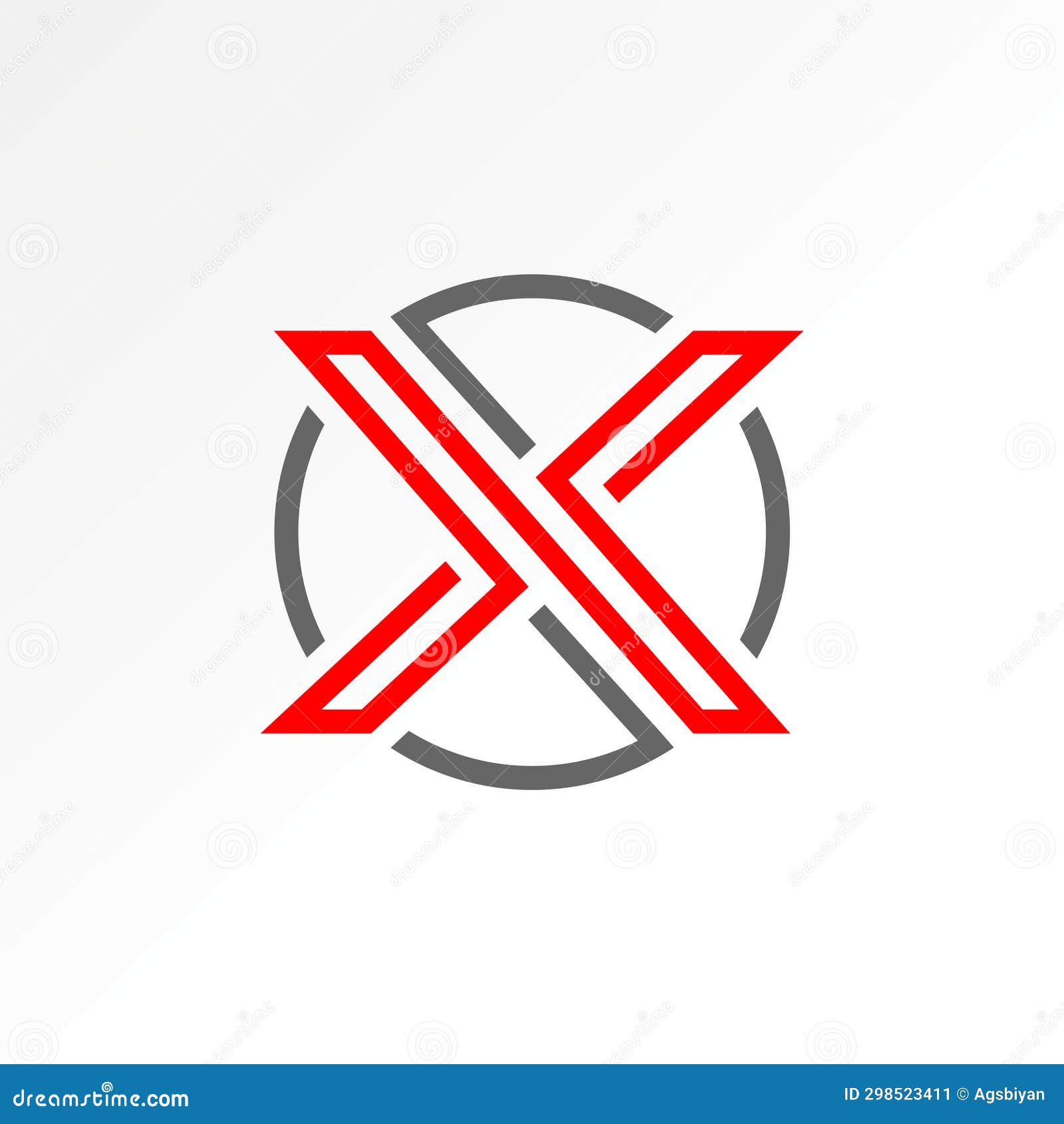 Unique Initial Letter X Font with Flip Double Lines. Related To ...