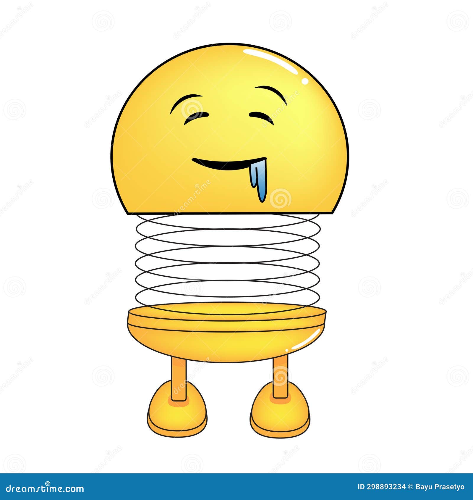 Drool Emoji Icon. Trendy Drool Emoji Logo Concept On White Background ...