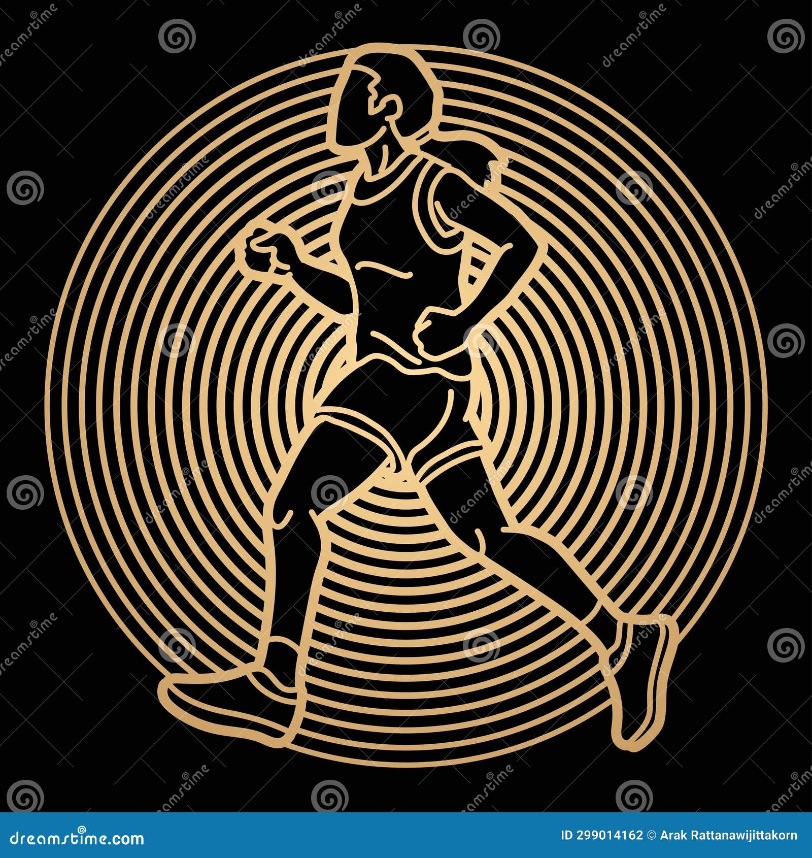 A Woman Start Running Action Marathon Runner Cartoon Sport Graphic ...