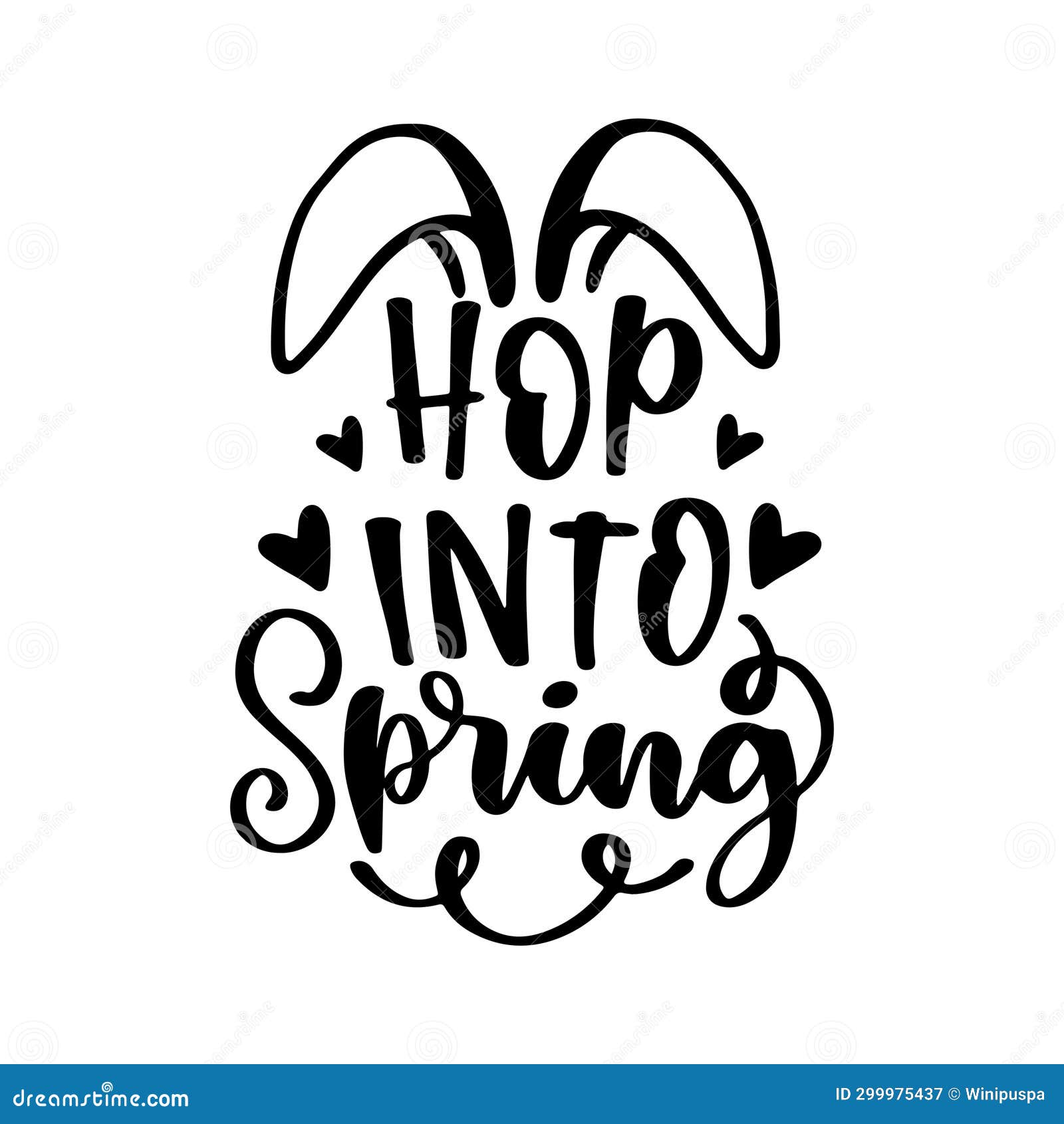 Spring Season Quotes and Saying Stock Vector - Illustration of message ...