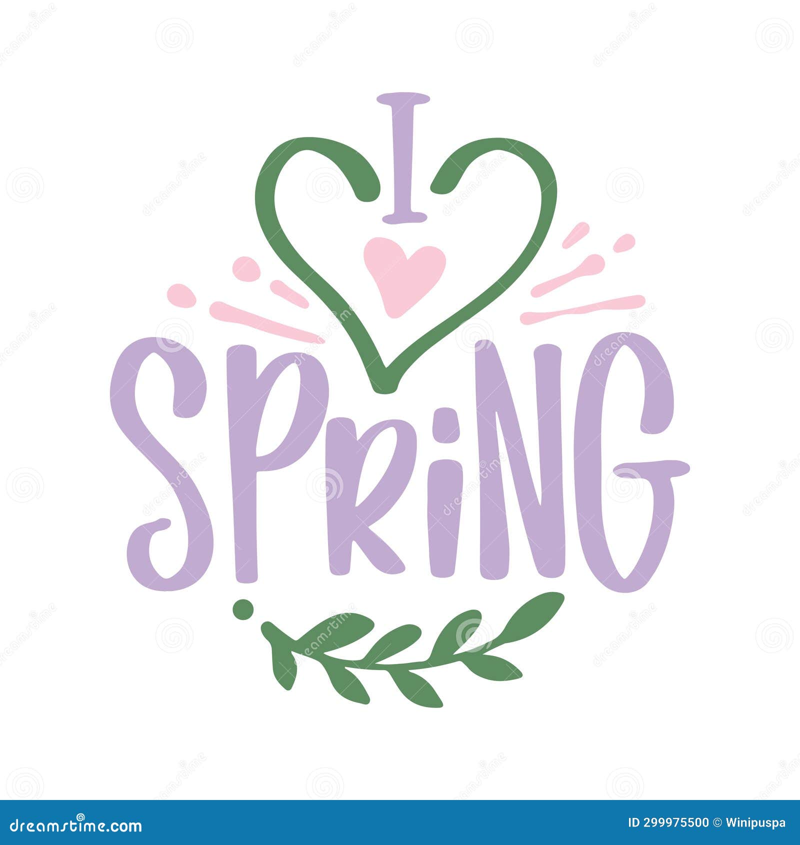 Spring Season Quotes and Saying Stock Vector - Illustration of ...