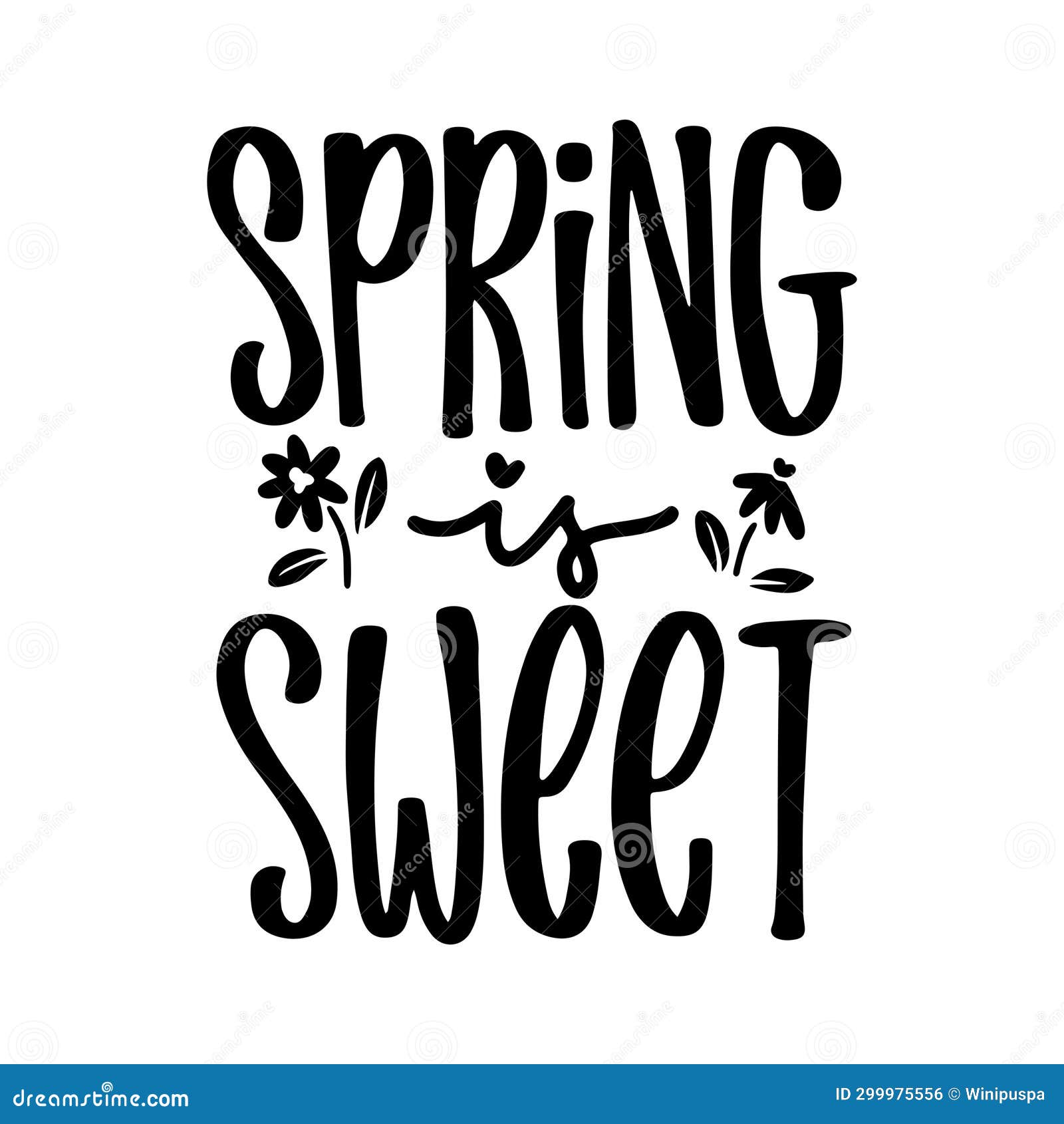 Spring Season Quotes and Saying Stock Vector - Illustration of holiday ...