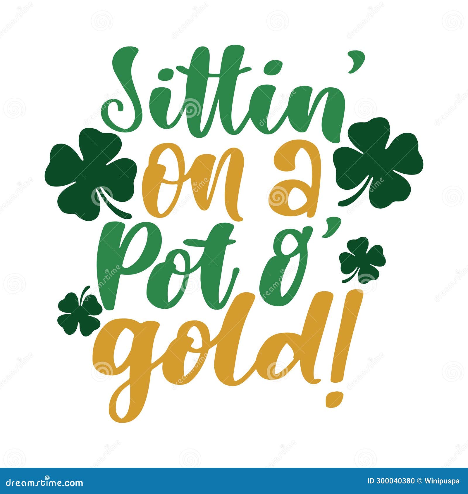 Funny Saint Patrick S Day Quotes and Saying Stock Vector - Illustration ...