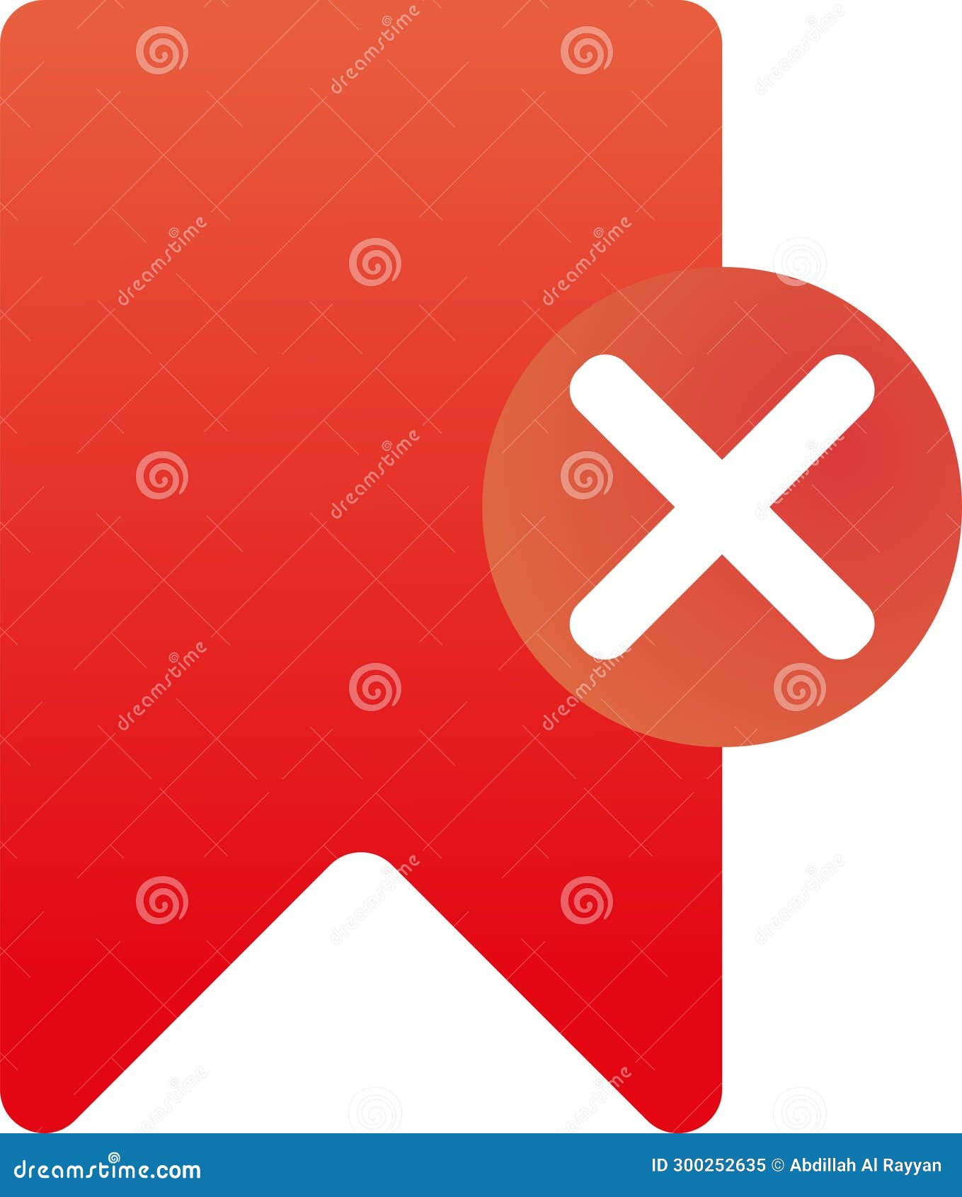 Save Bookmark Icon in Vector Flat Gradient Style Color, Illustration ...