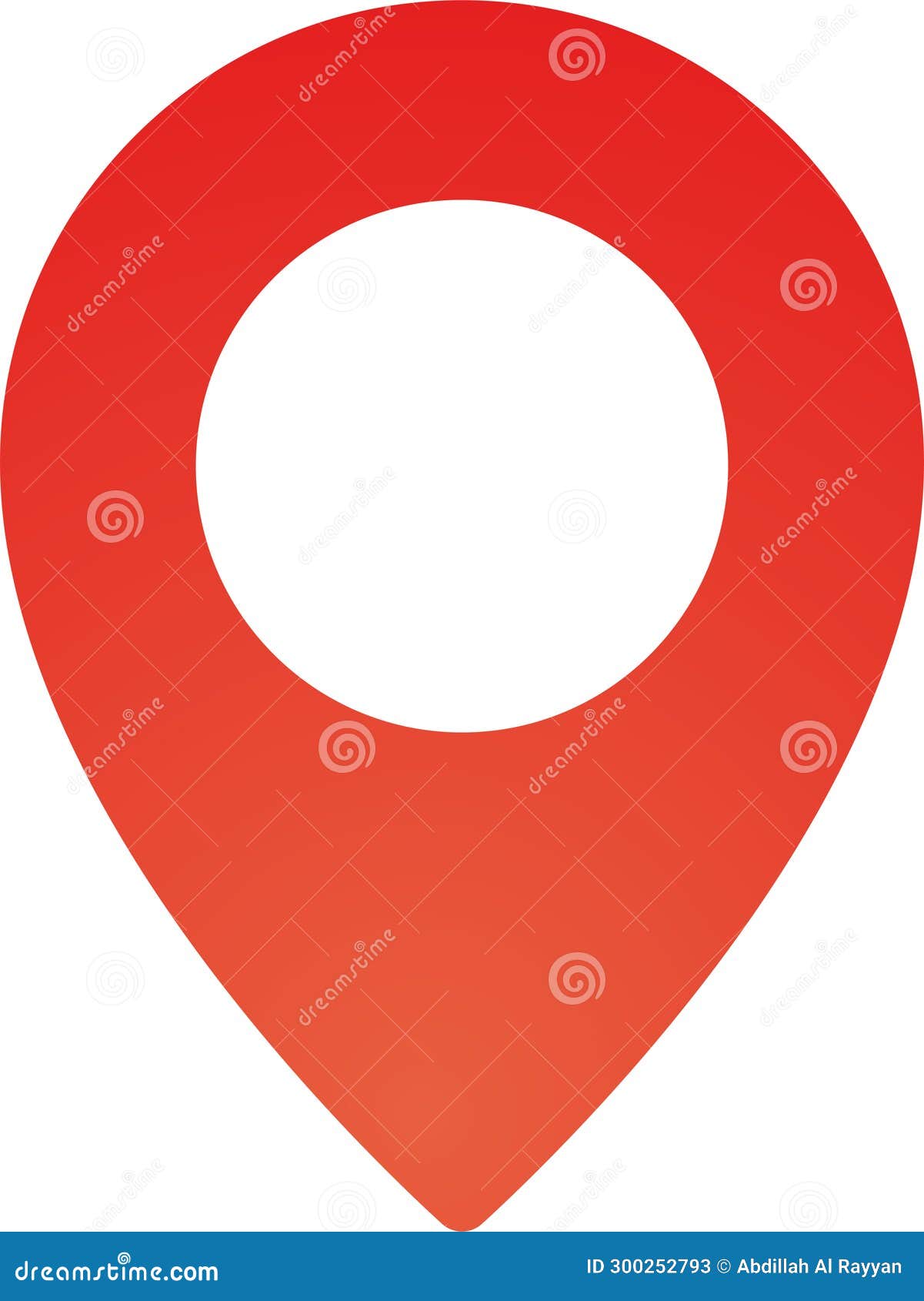 Location Maps Icon in Vector Flat Gradient Style Color, Illustration ...