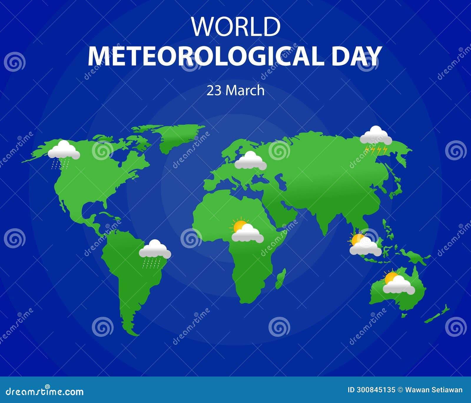 Illustration Vector Graphic of the World Map is Covered in Various ...