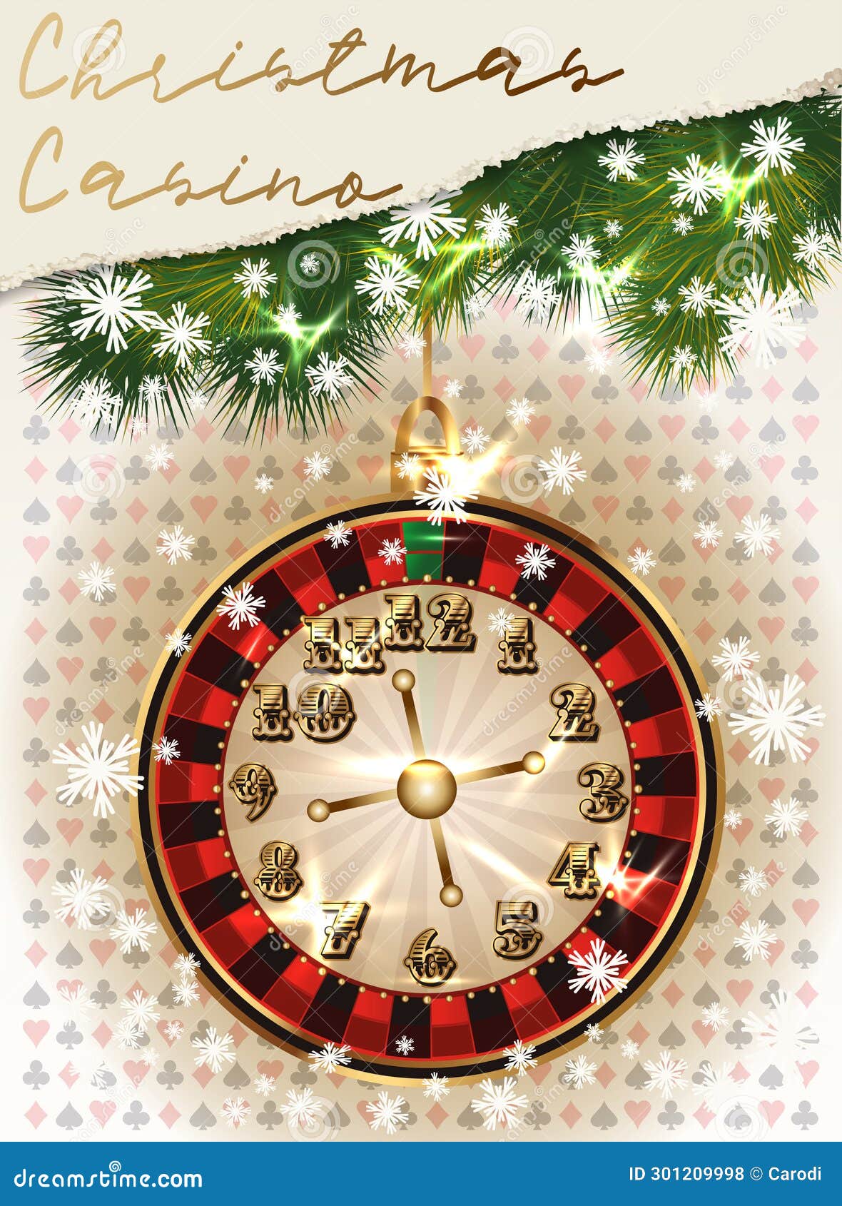 Gamble Clock Cartoon Vector | CartoonDealer.com #29089075