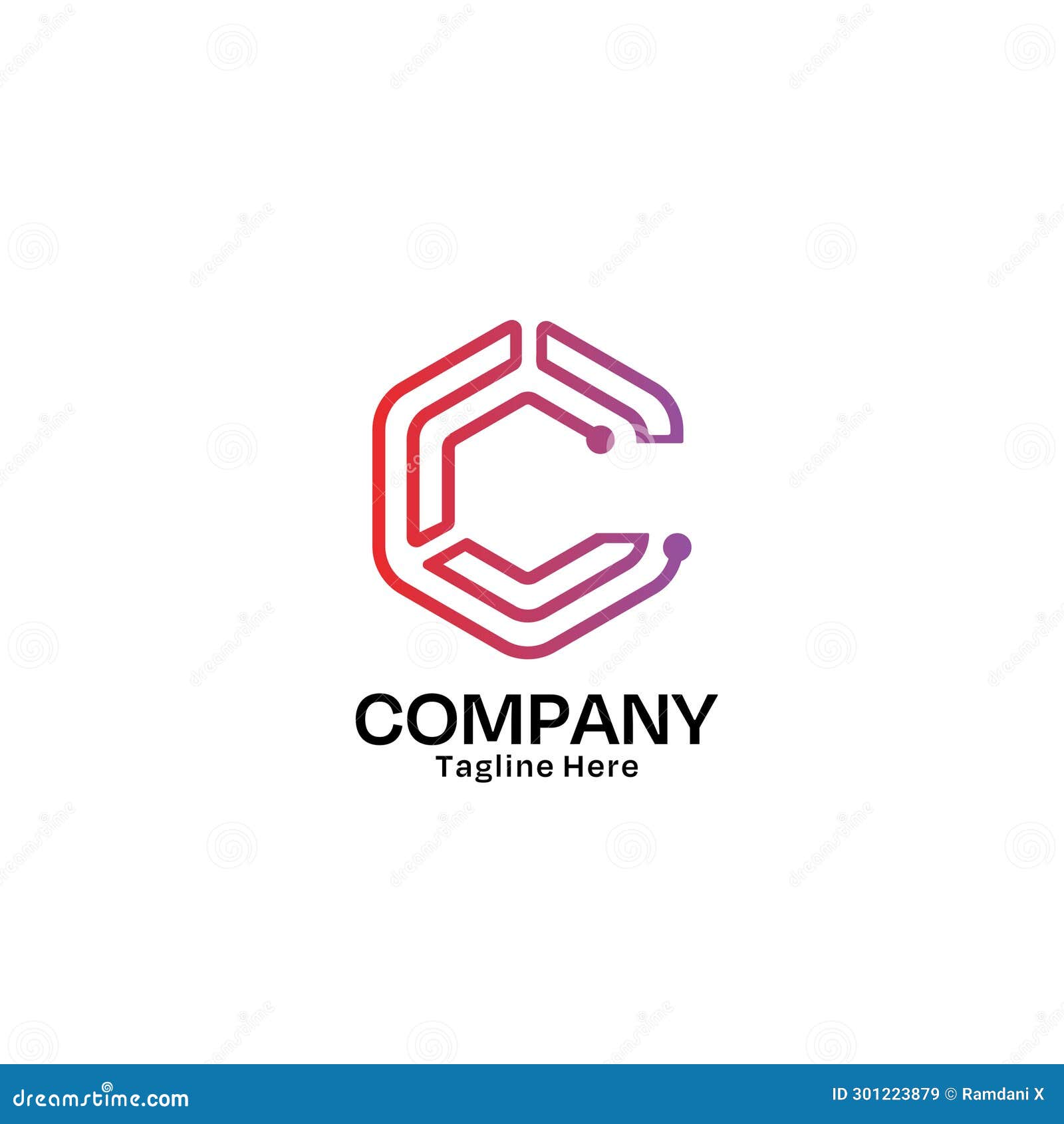 Minimalist and Professional Letter C Logo Design Template Stock Vector ...