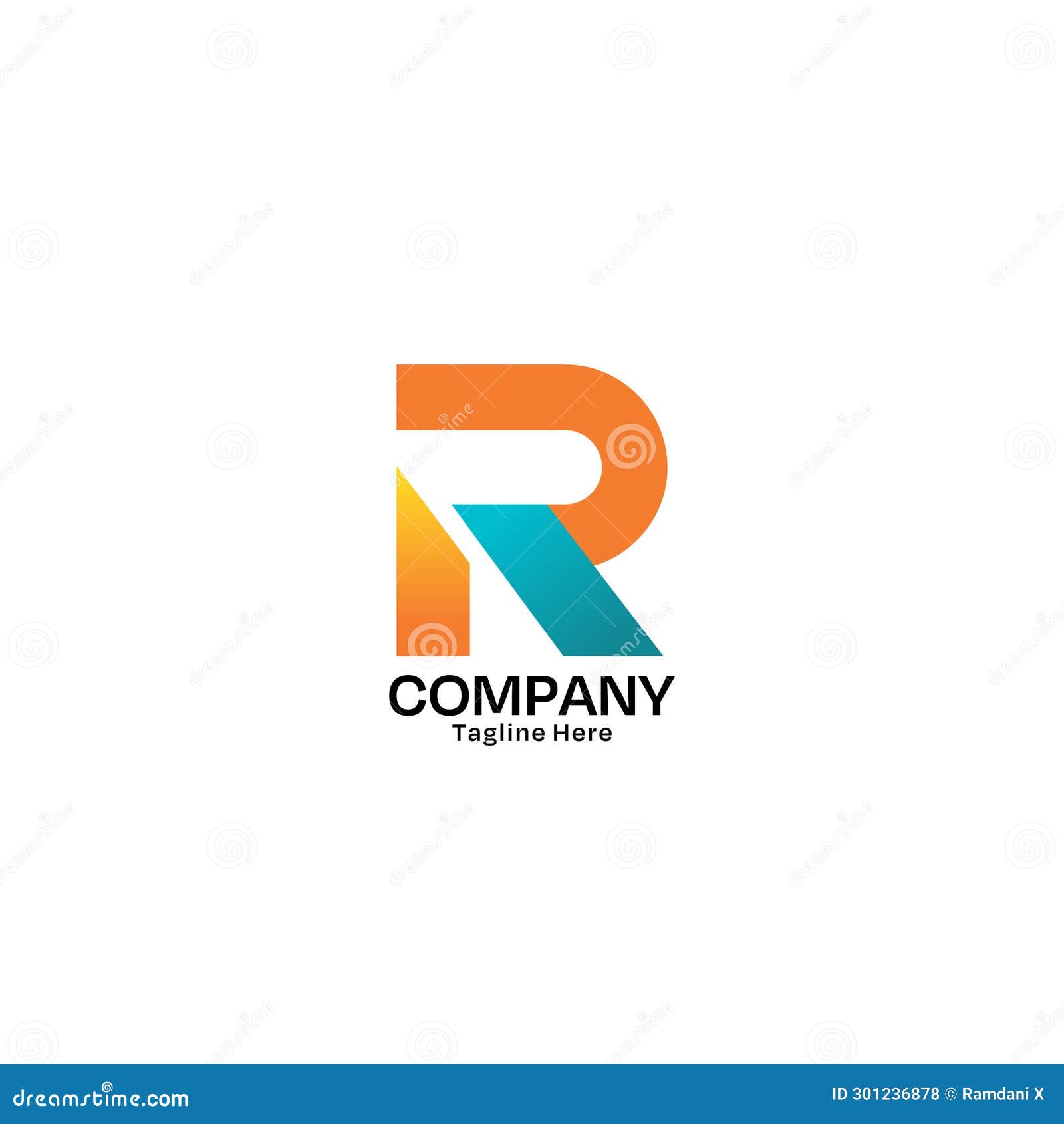 Professional Letter R Logo Design Templates Stock Vector - Illustration ...